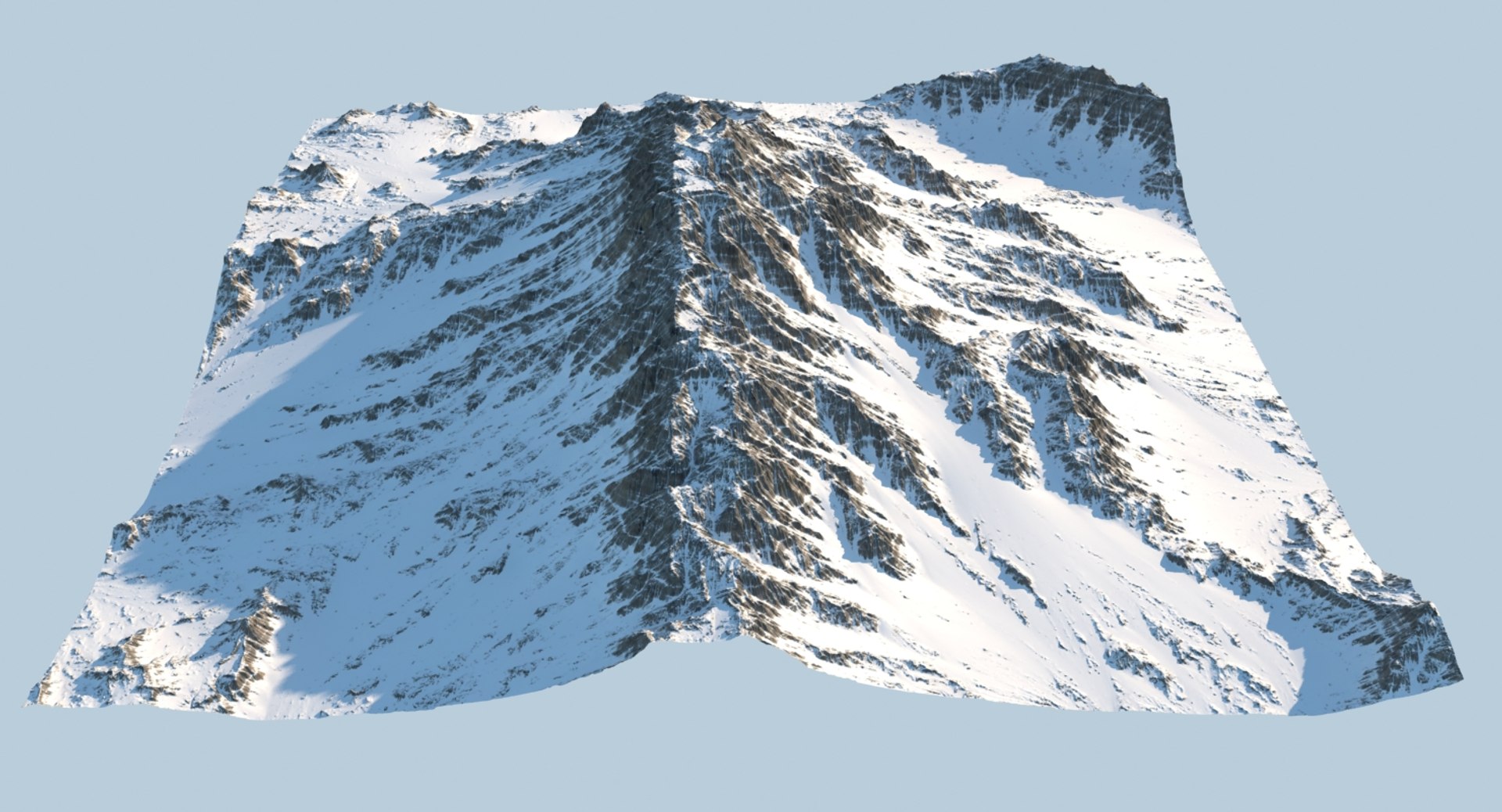 Mountain Realistic 3d Model