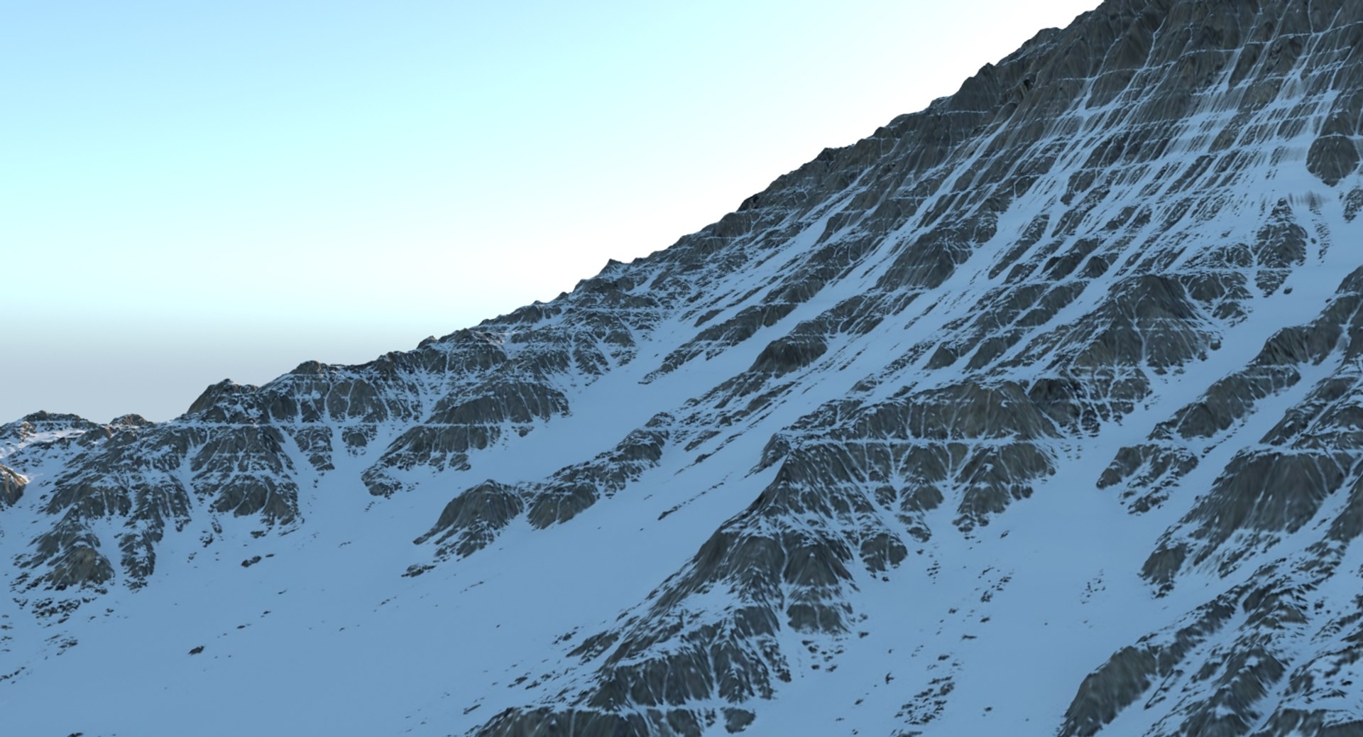 Mountain Realistic 3d Model