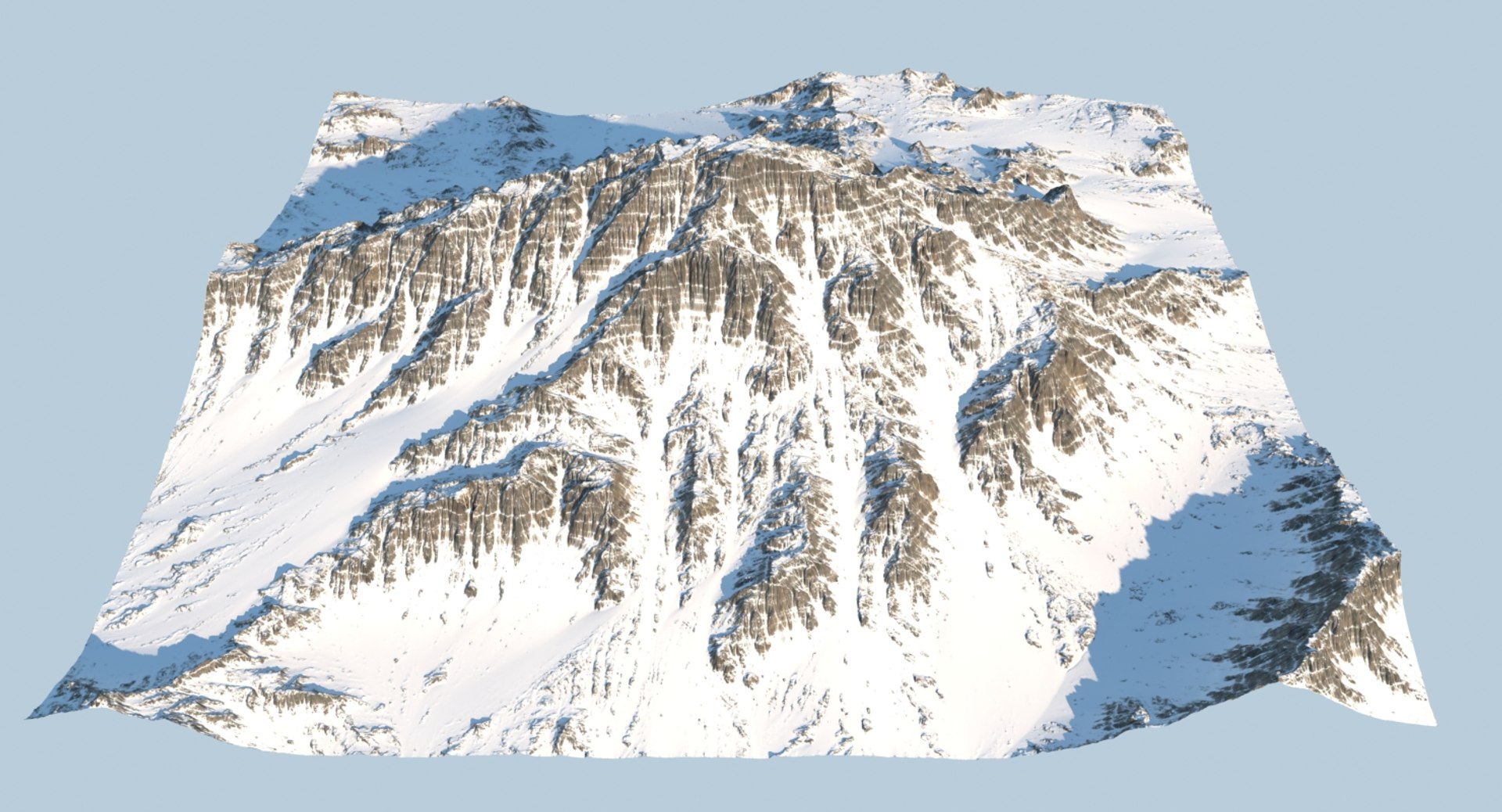 Mountain Realistic 3d Model