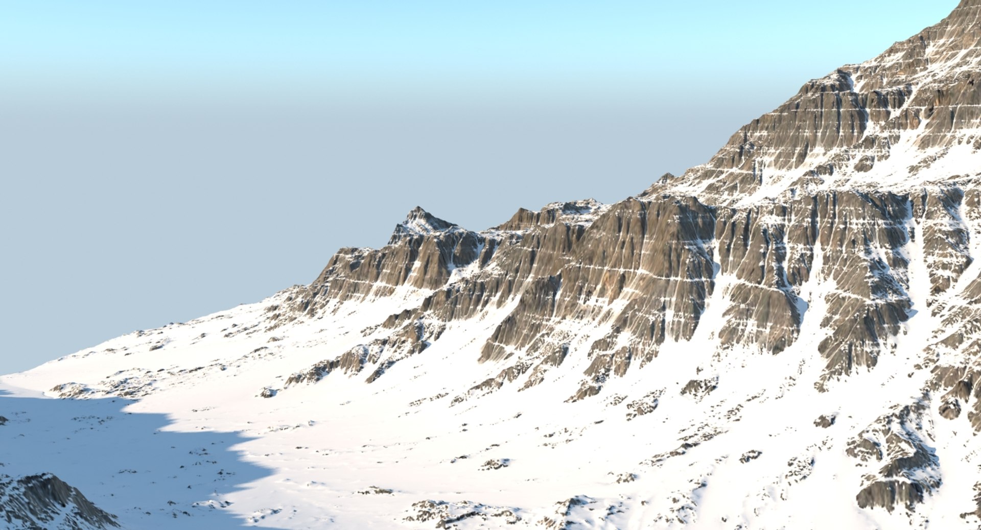 Mountain Realistic 3d Model