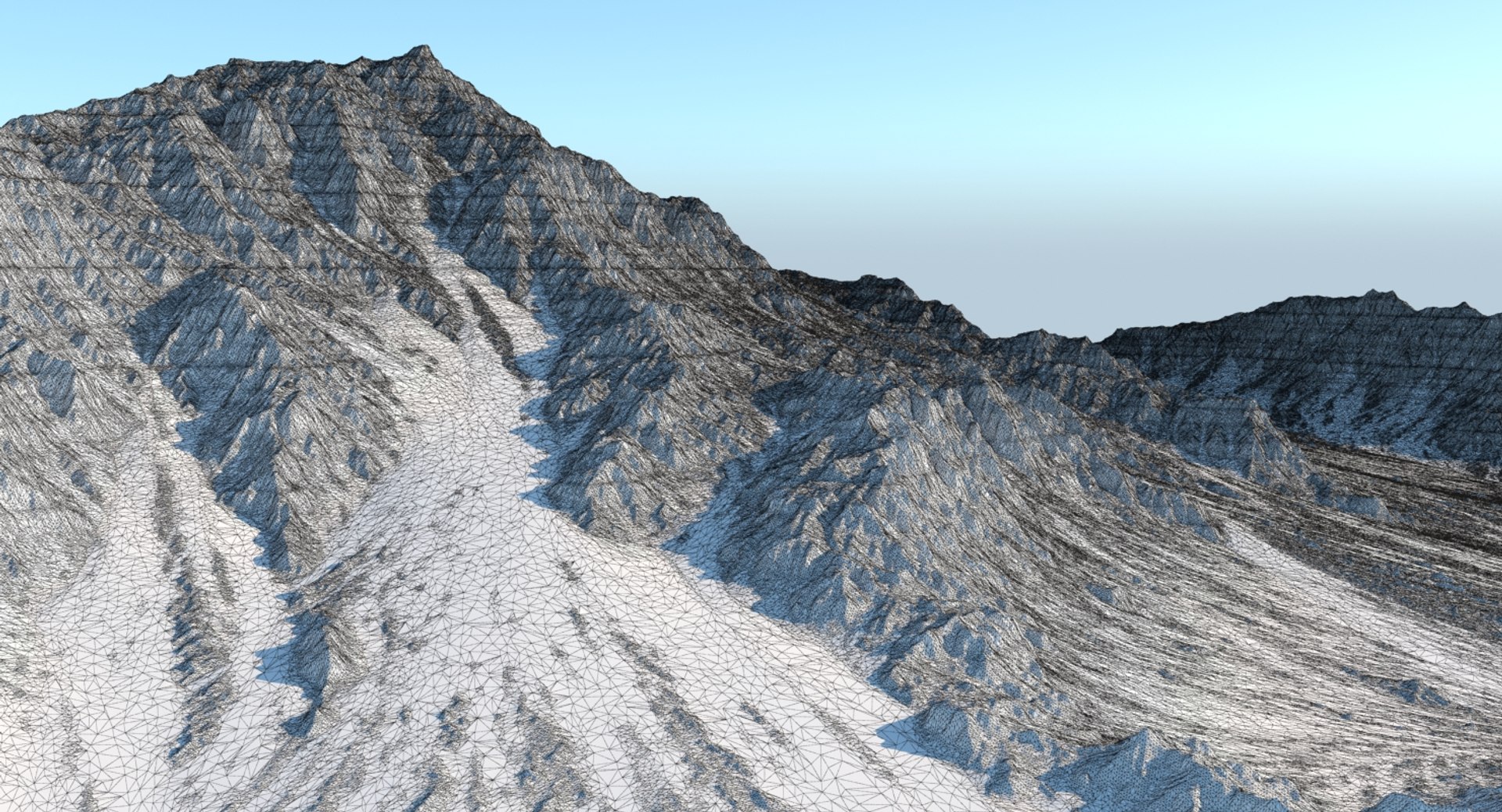 Mountain Realistic 3d Model