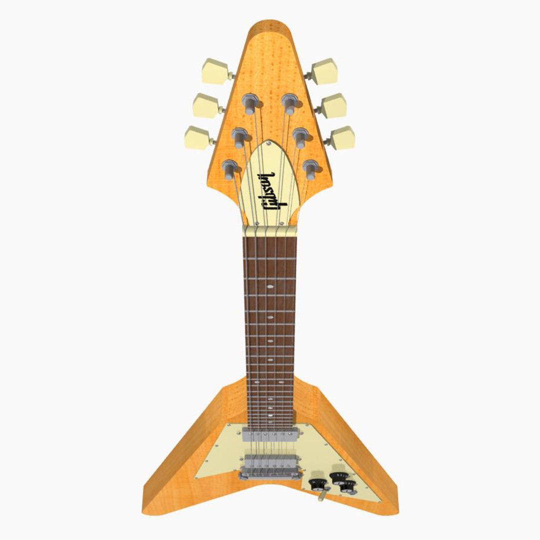Gibson Flying V 3d Model