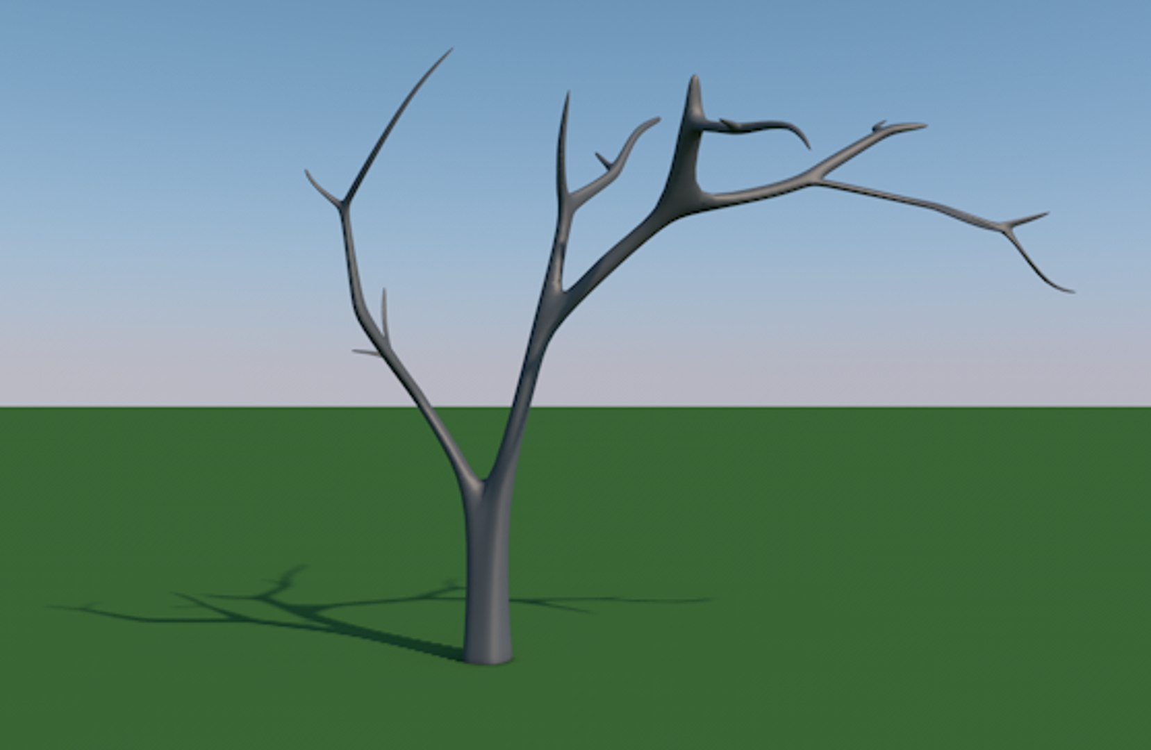 Tree Bald Bare 3d Model
