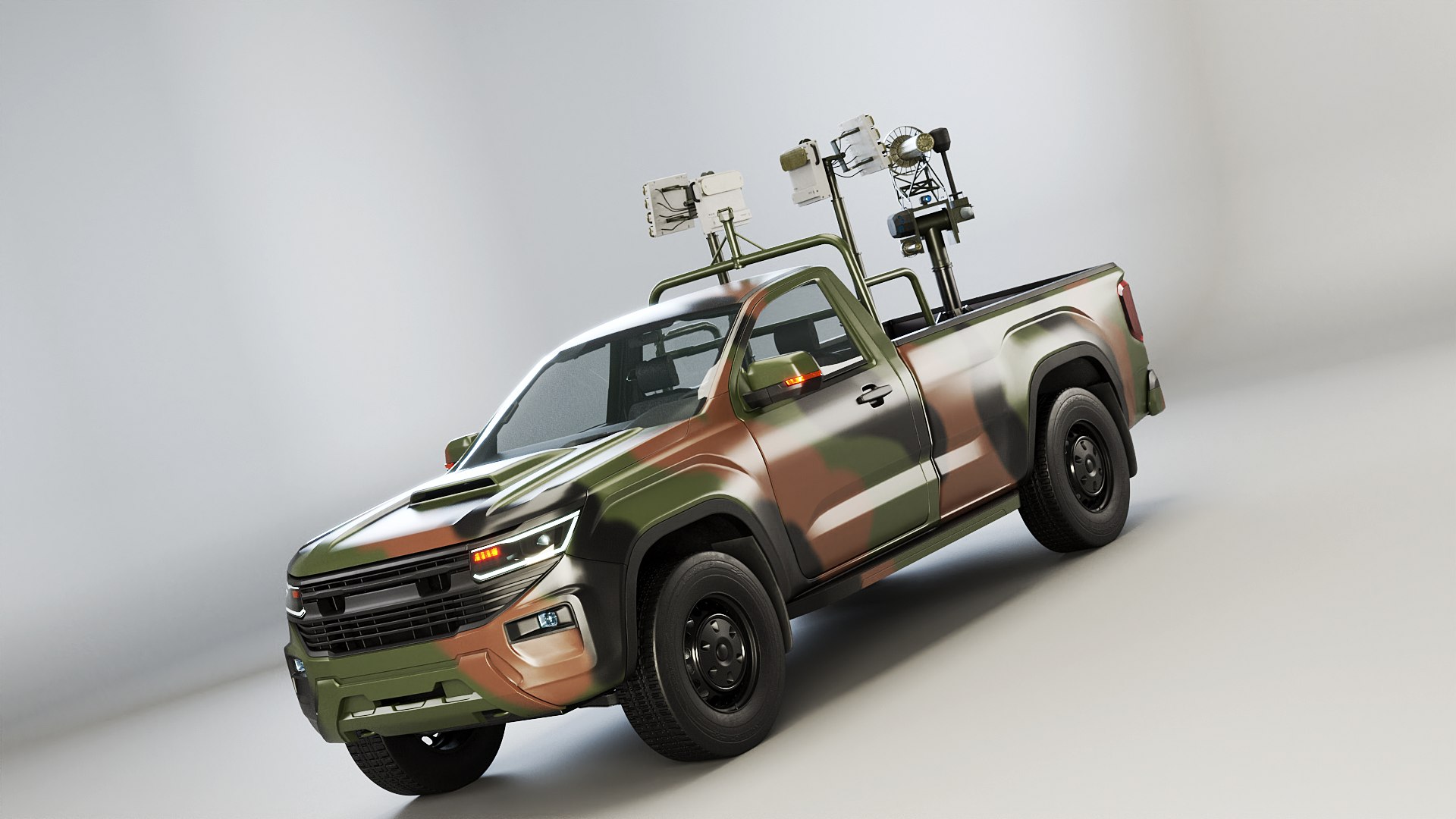 Geran-2, Lancer-3 And Anti Drone Pickup 3D Model - TurboSquid 2373013