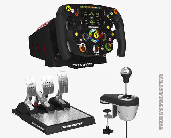 modelo 3d Thrustmaster Racing Juego de controladores de volante - TurboSquid 1802874