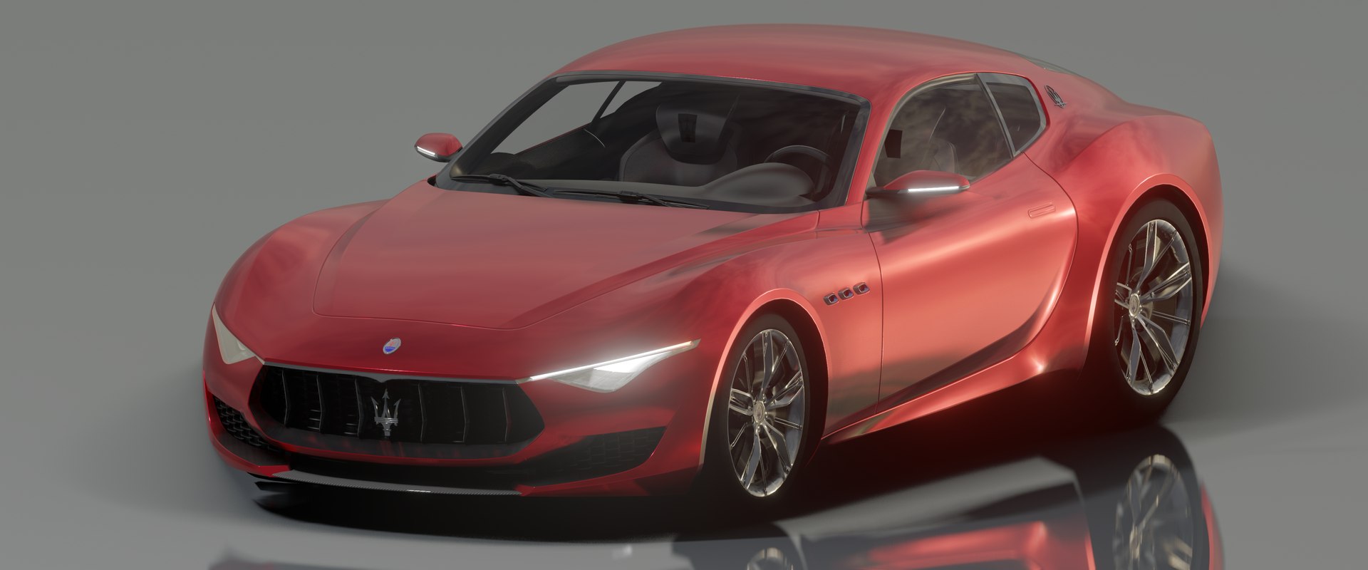 3D Maserati Alfieri- Photorealistic model - TurboSquid 2071037