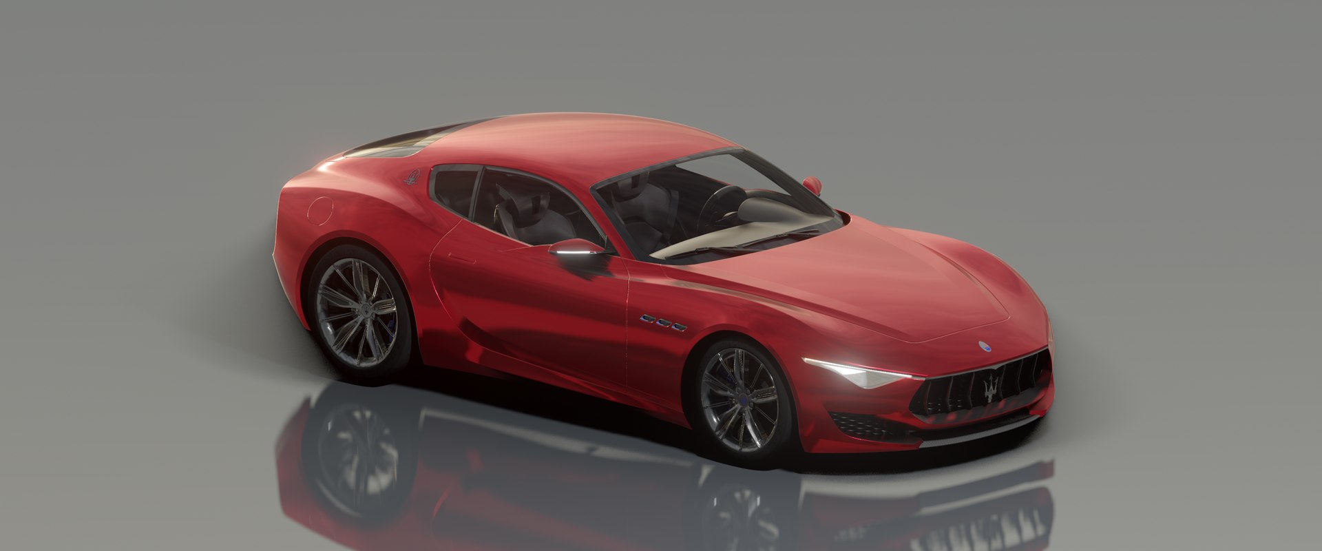 3D Maserati Alfieri- Photorealistic model - TurboSquid 2071037