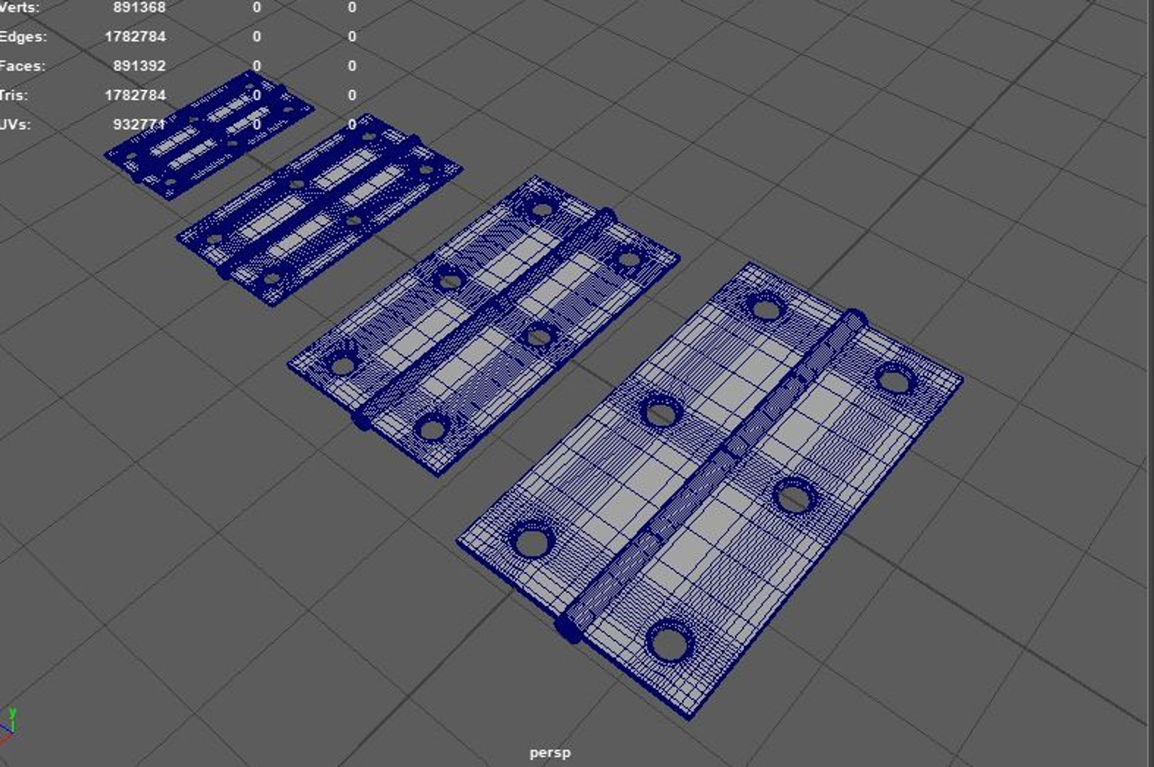 Steel Hinge 3D Model 3D Model - TurboSquid 2362024