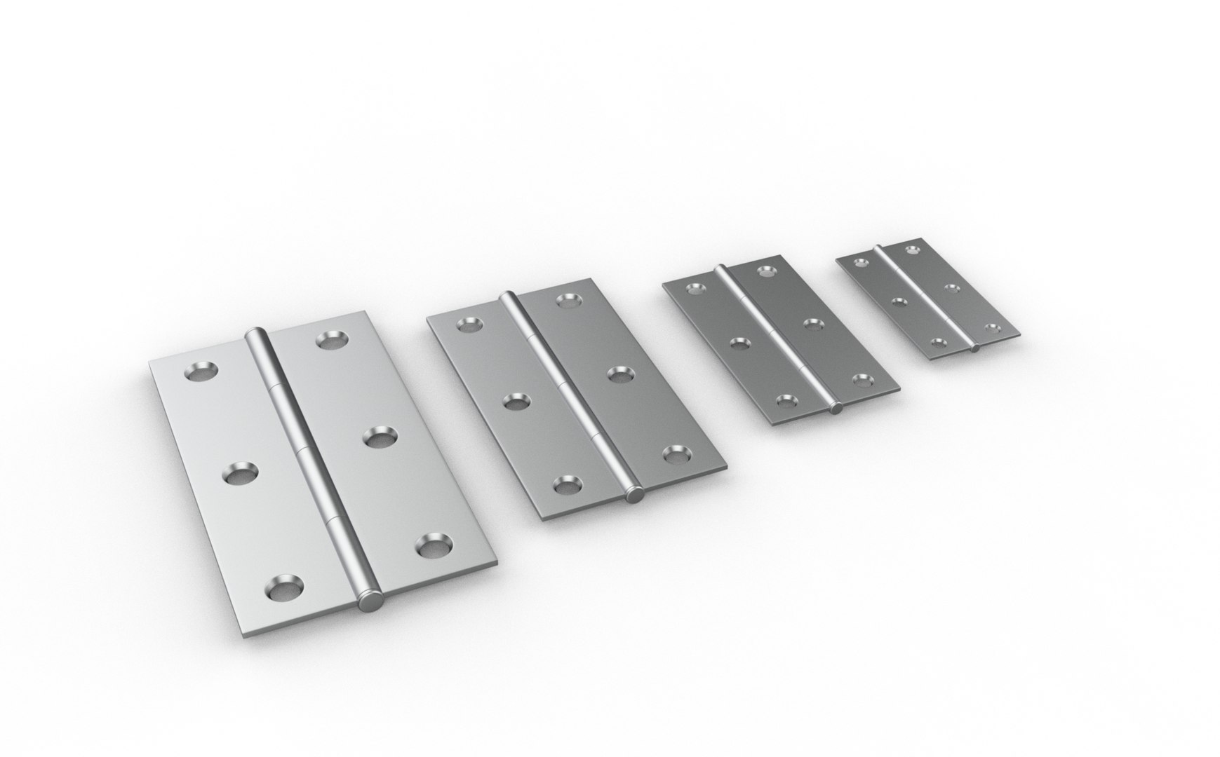 Steel Hinge 3D Model 3D Model - TurboSquid 2362024