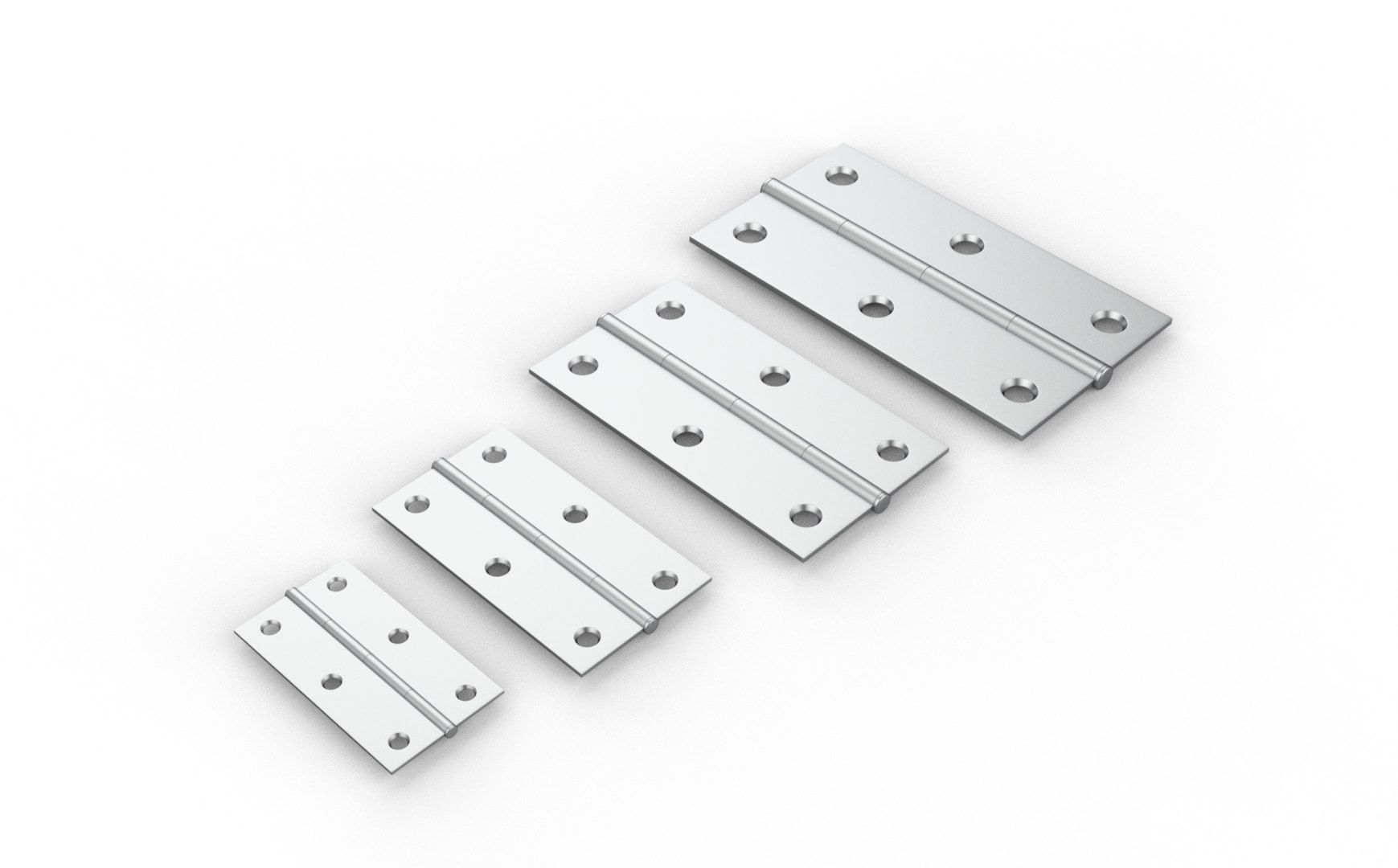 Steel Hinge 3D Model 3D Model - TurboSquid 2362024