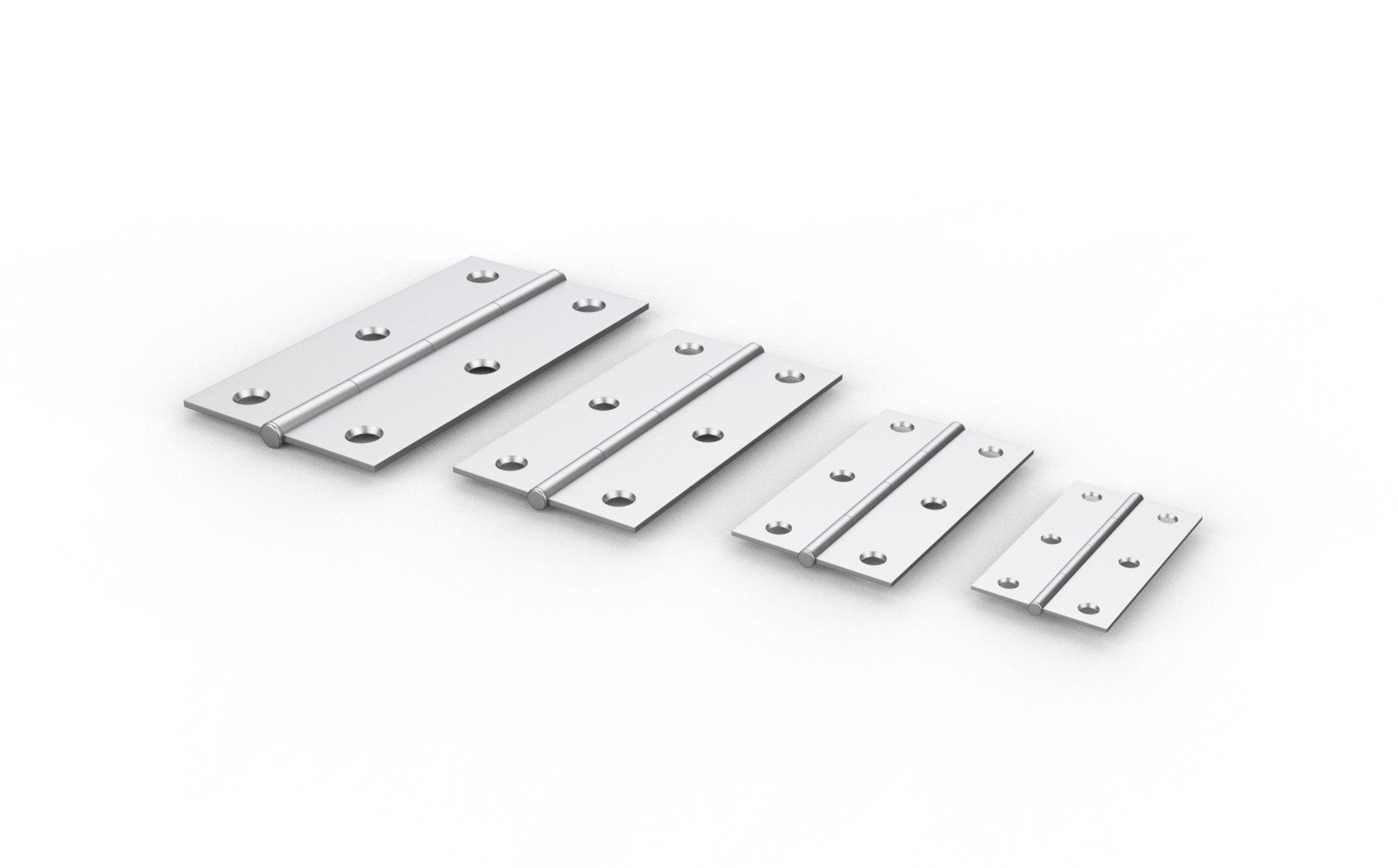 Steel Hinge 3D Model 3D Model - TurboSquid 2362024