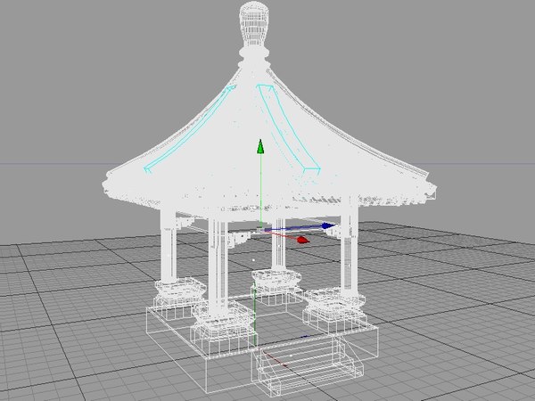 pagoda chinese 3d model