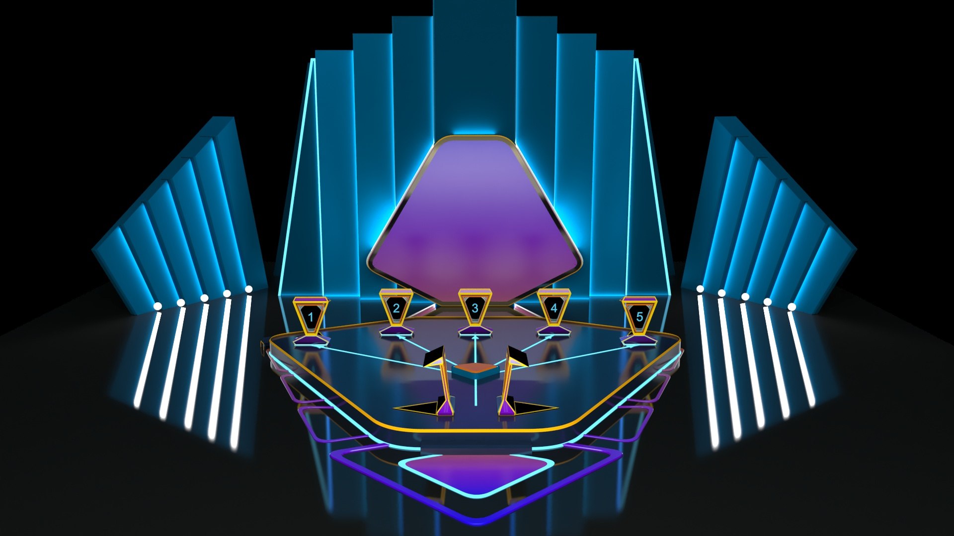 3D Model Tv Studio Design Model - TurboSquid 1886121