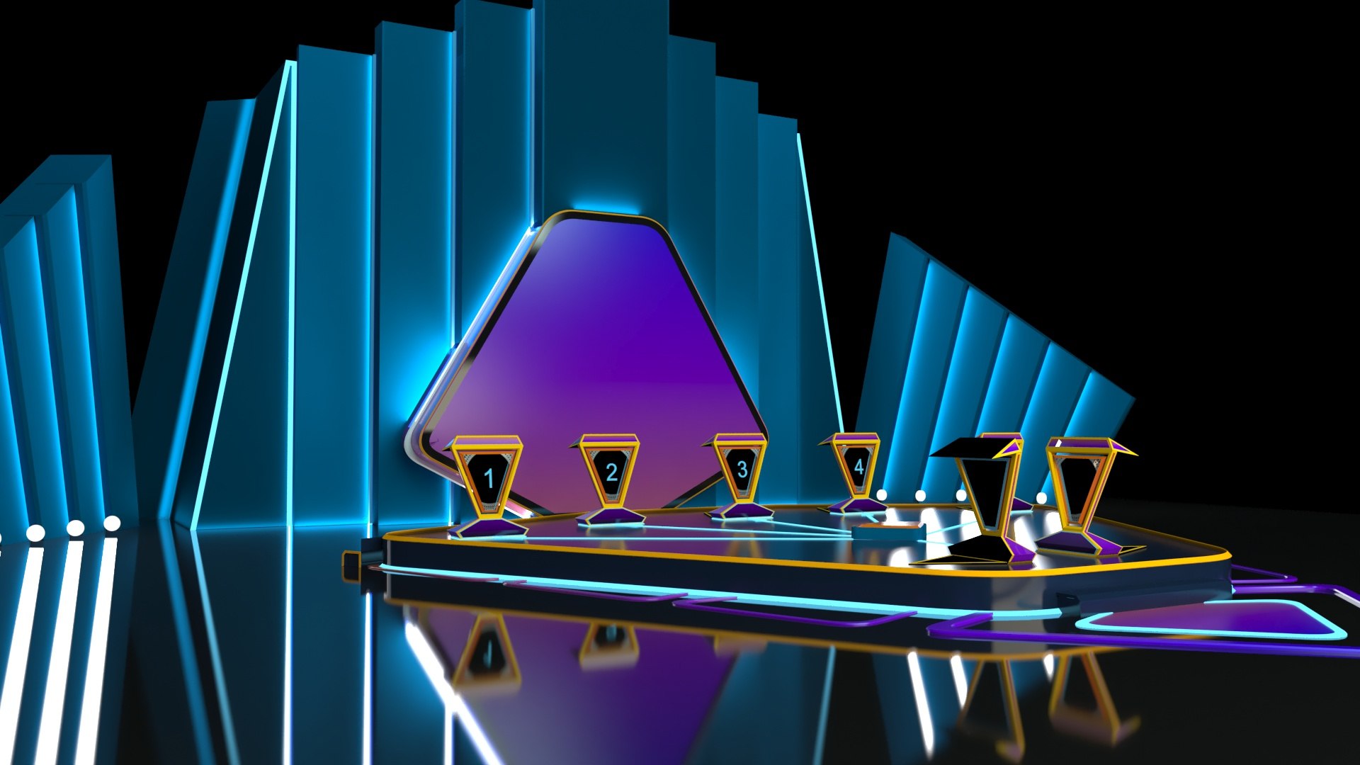 3D Model Tv Studio Design Model - TurboSquid 1886121