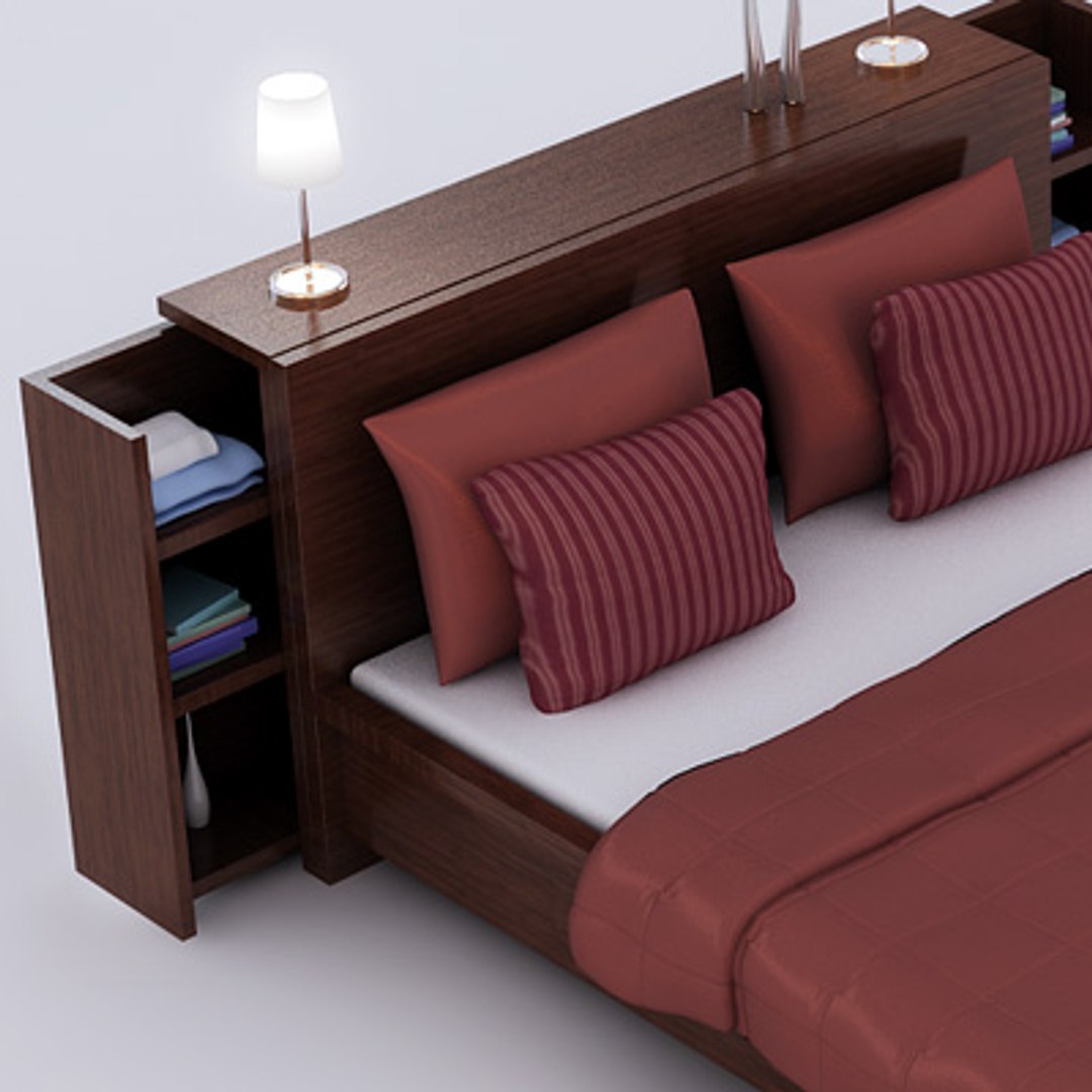 3d Contemporary Bed