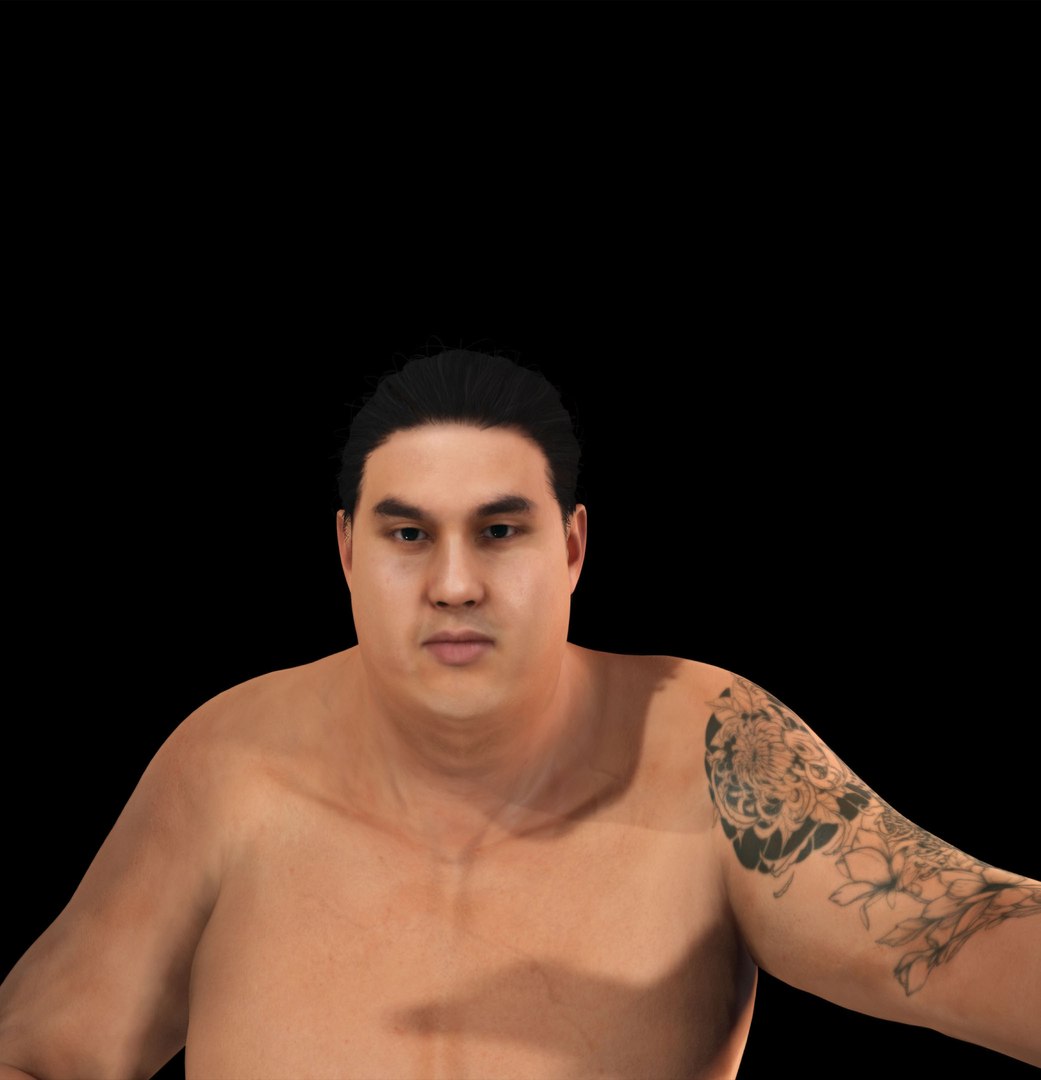 SumoMan 3D - TurboSquid 1781549