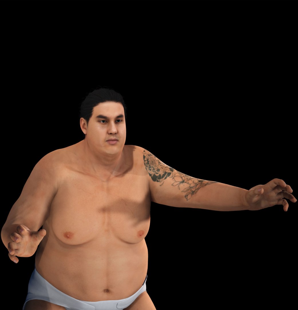 SumoMan 3D - TurboSquid 1781549