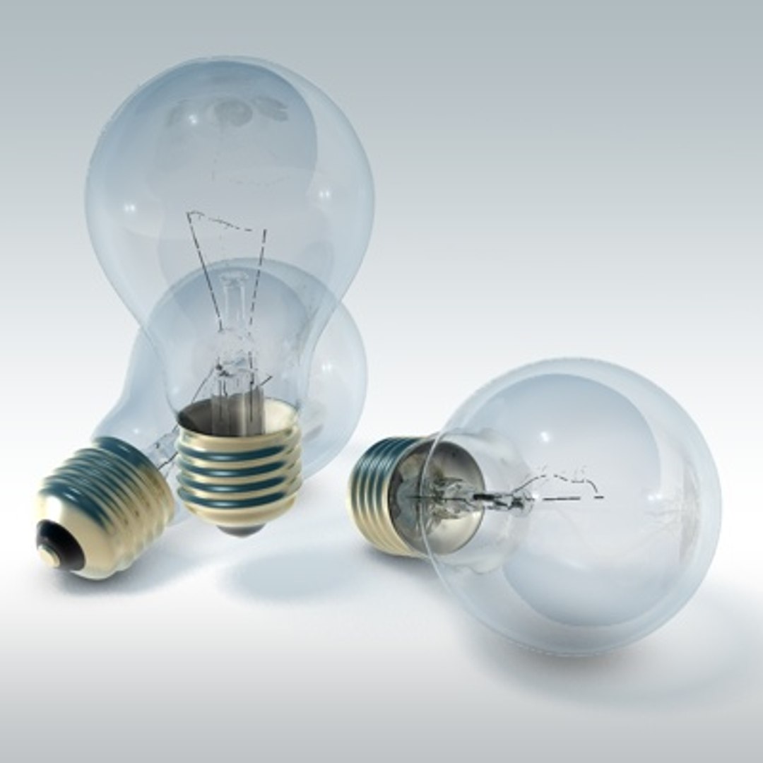 3d model light bulb