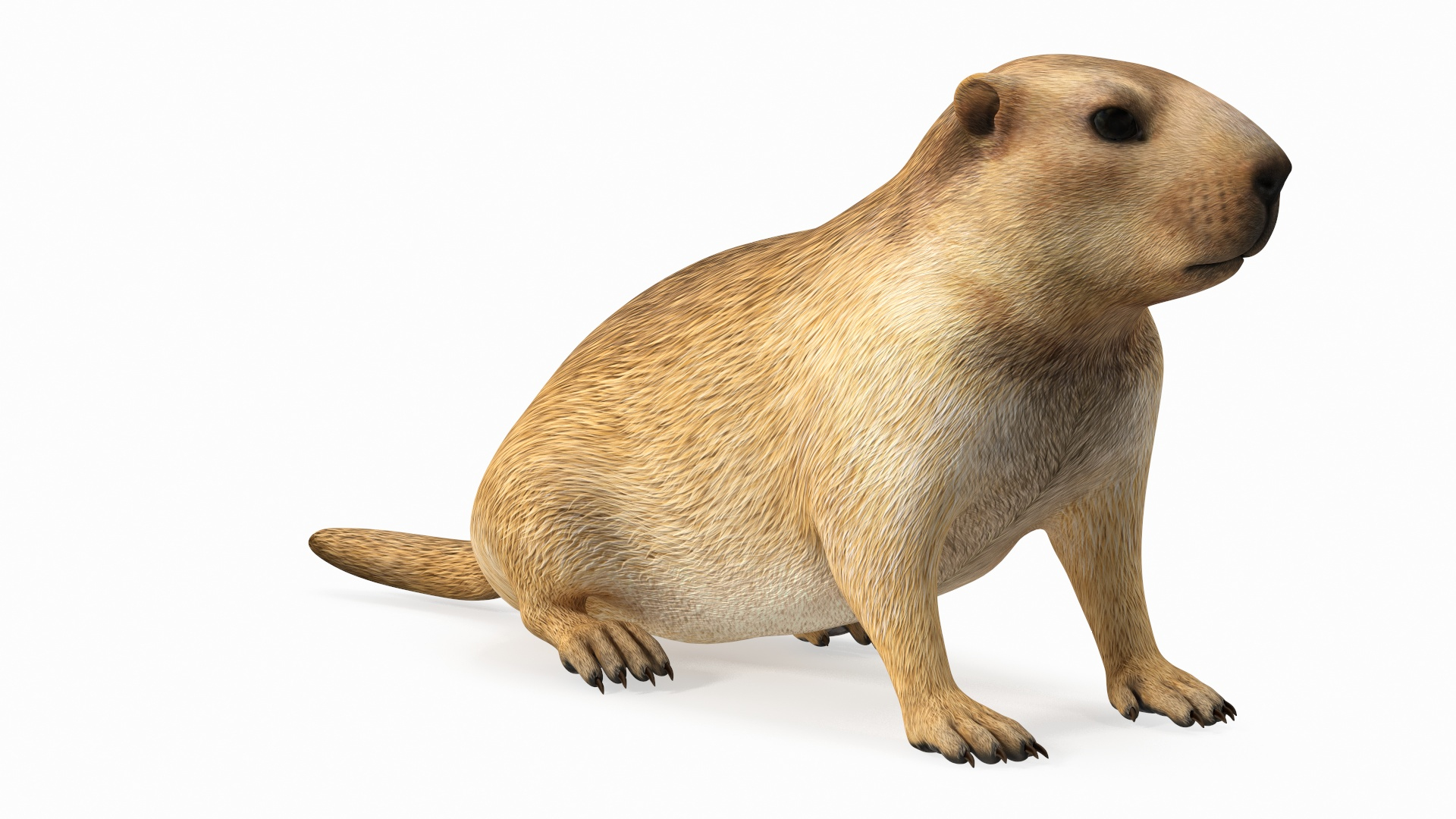 Sitting Ground Squirrel Model - TurboSquid 1964222