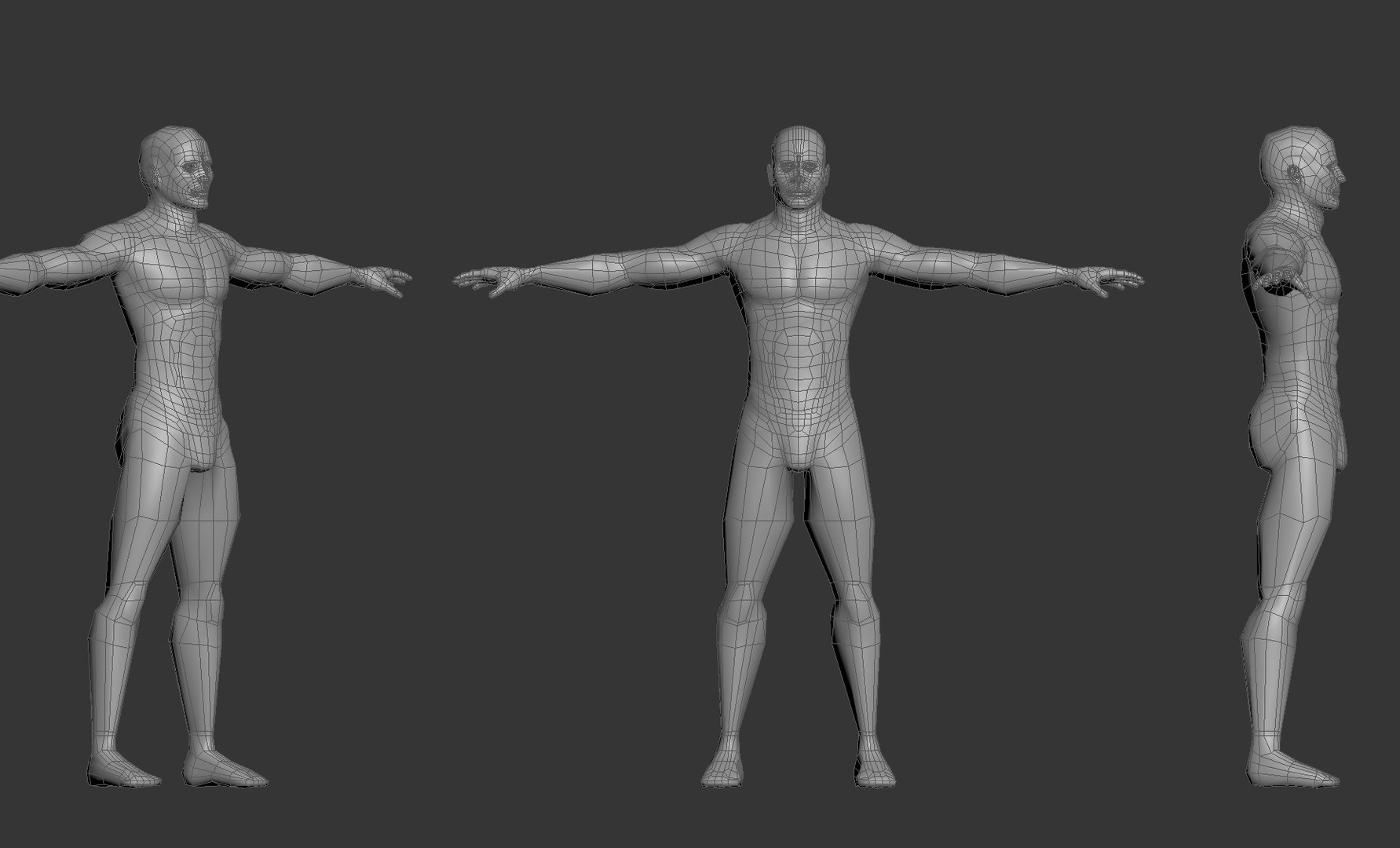 Male Base Mesh 3D Model - TurboSquid 1388891