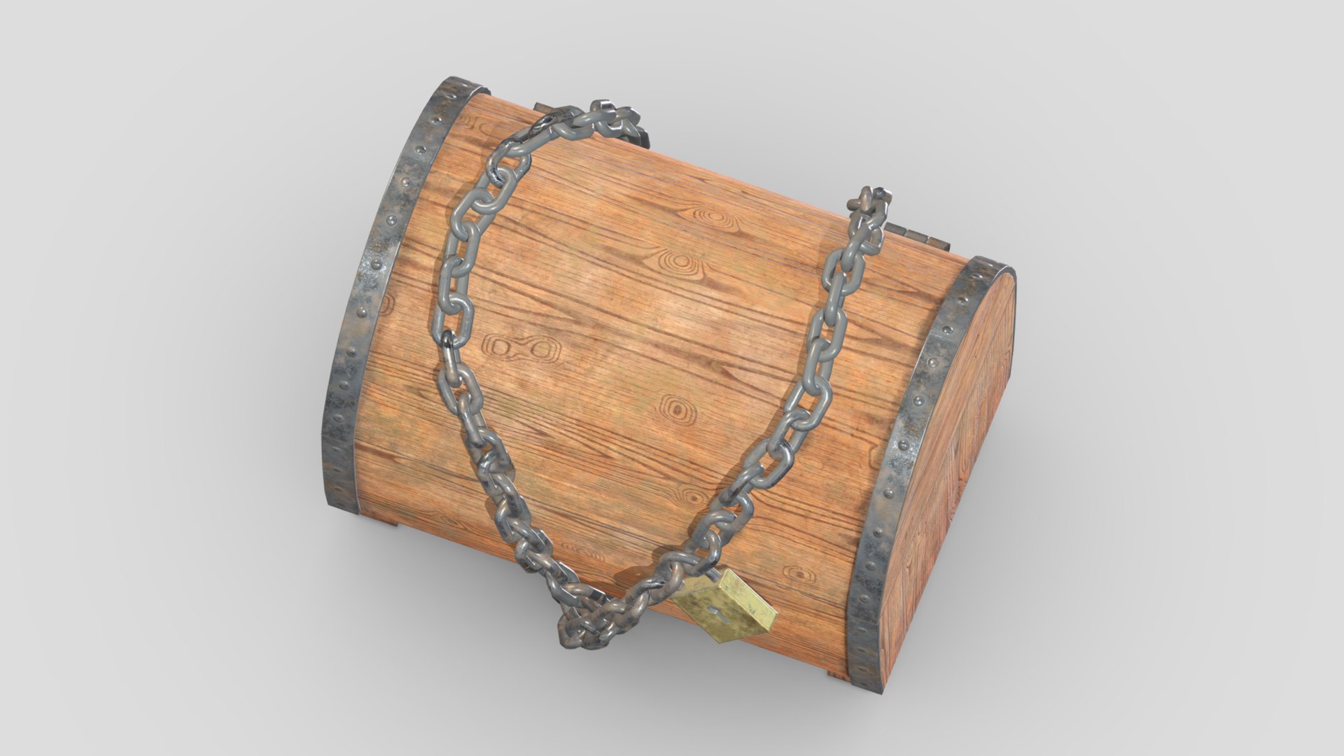 3D Treasure Chest Box 06 Low Poly PBR Realistic - TurboSquid 1936283