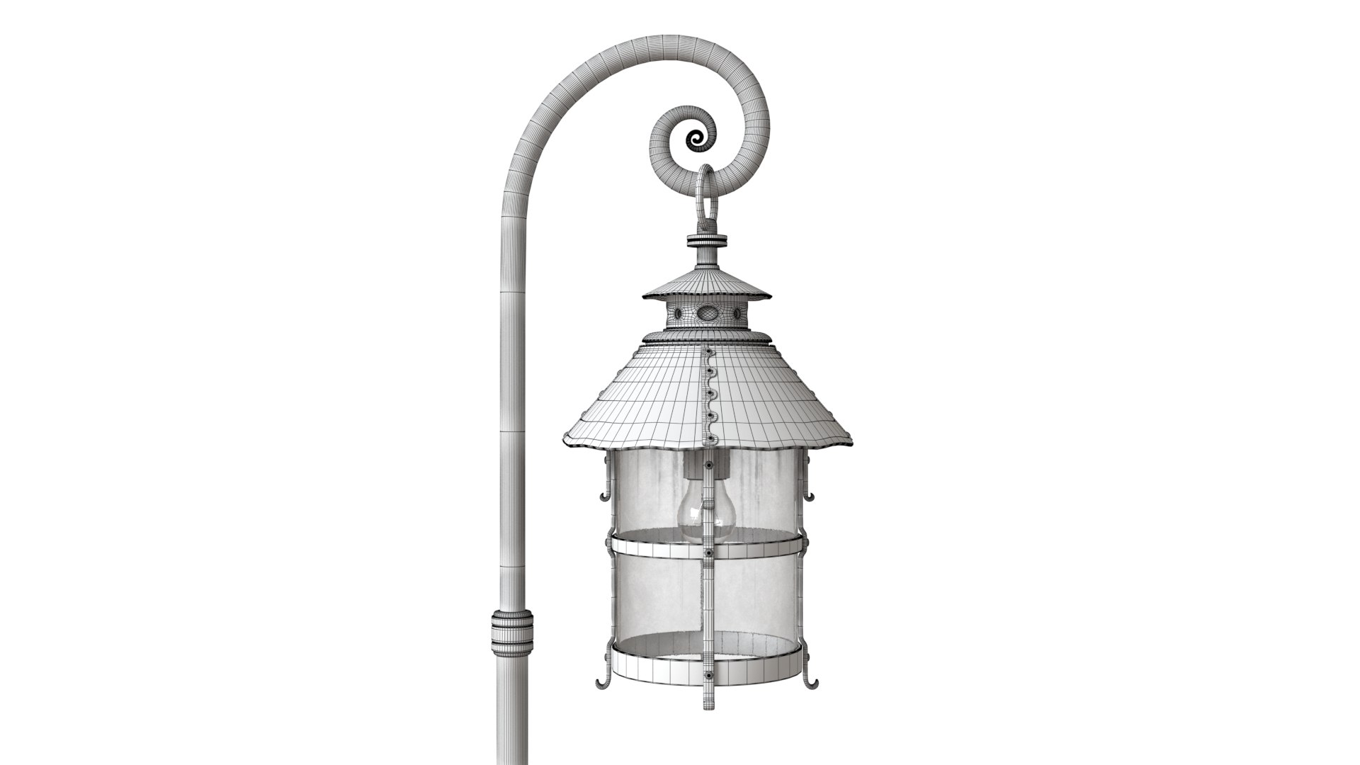 3D Model Lamp Post - TurboSquid 1700258