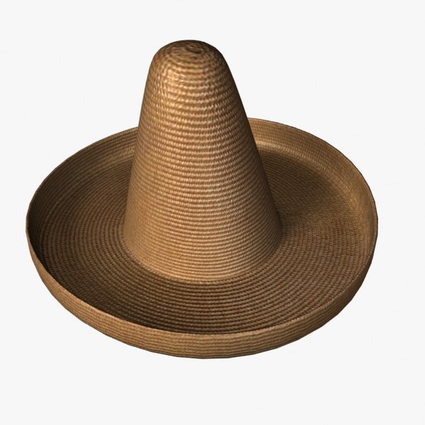 straw sombrero 3d 3ds
