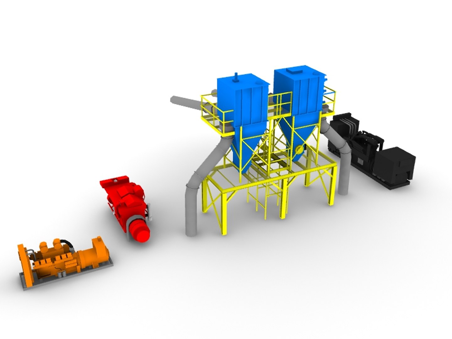 3d Industrial Farming Generators