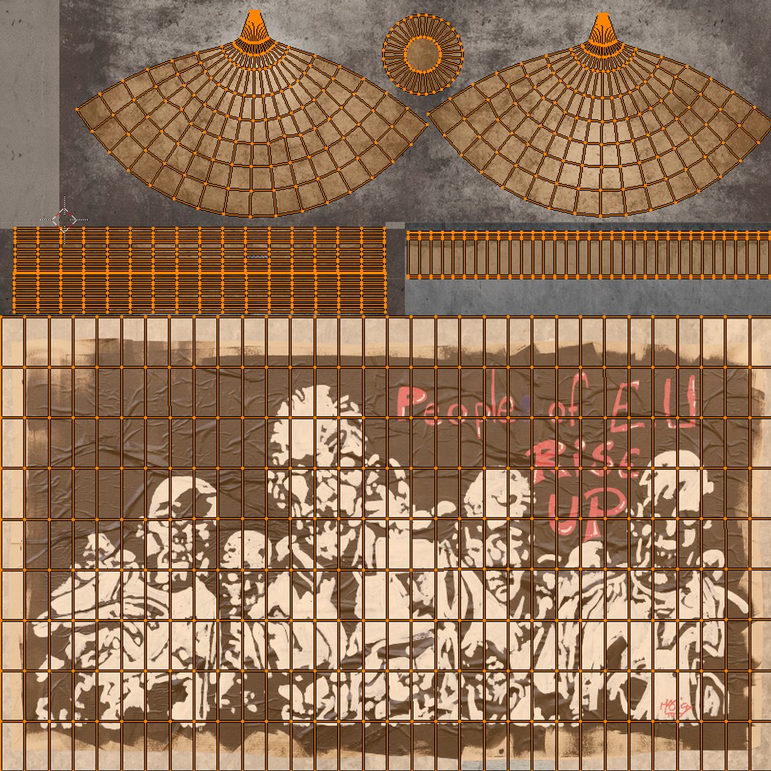 3D Dirty Advertising Column Model | 1146885 | TurboSquid