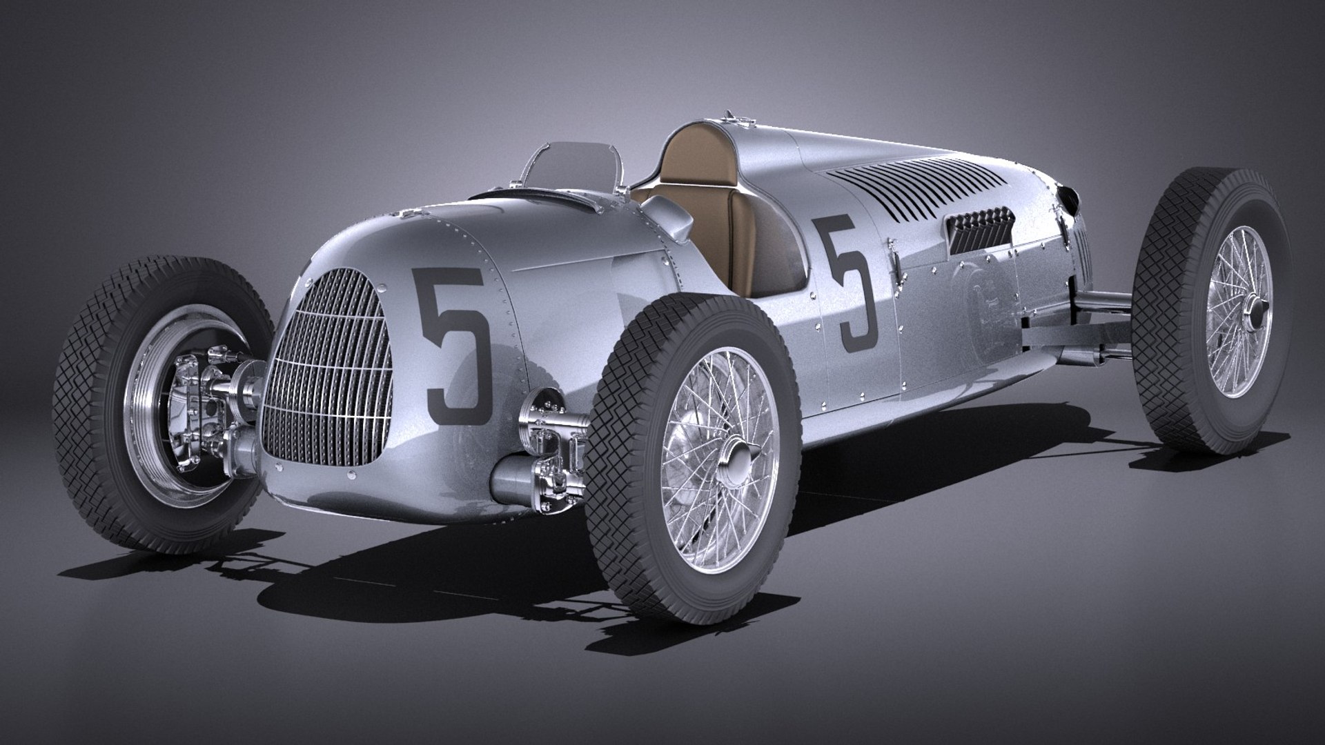 Auto Union Car 3d Obj