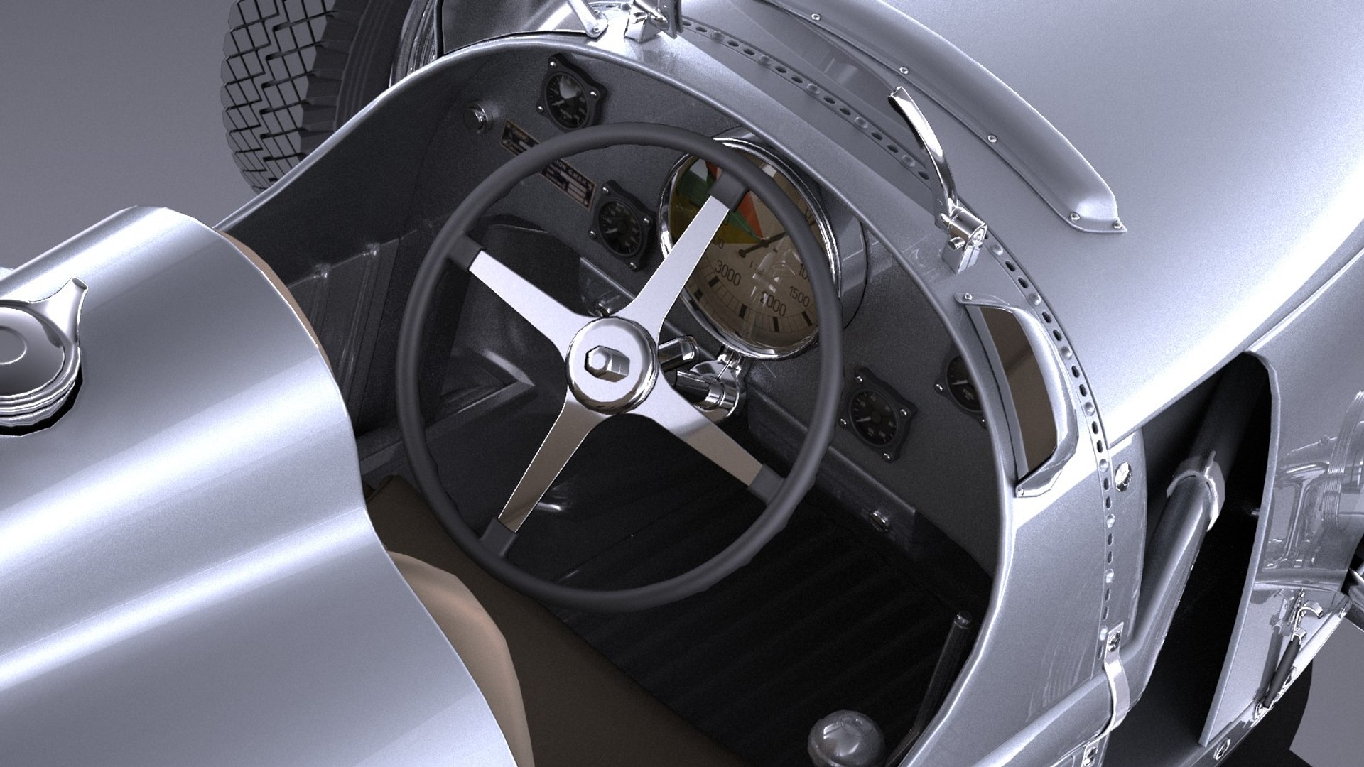 Auto Union Car 3d Obj