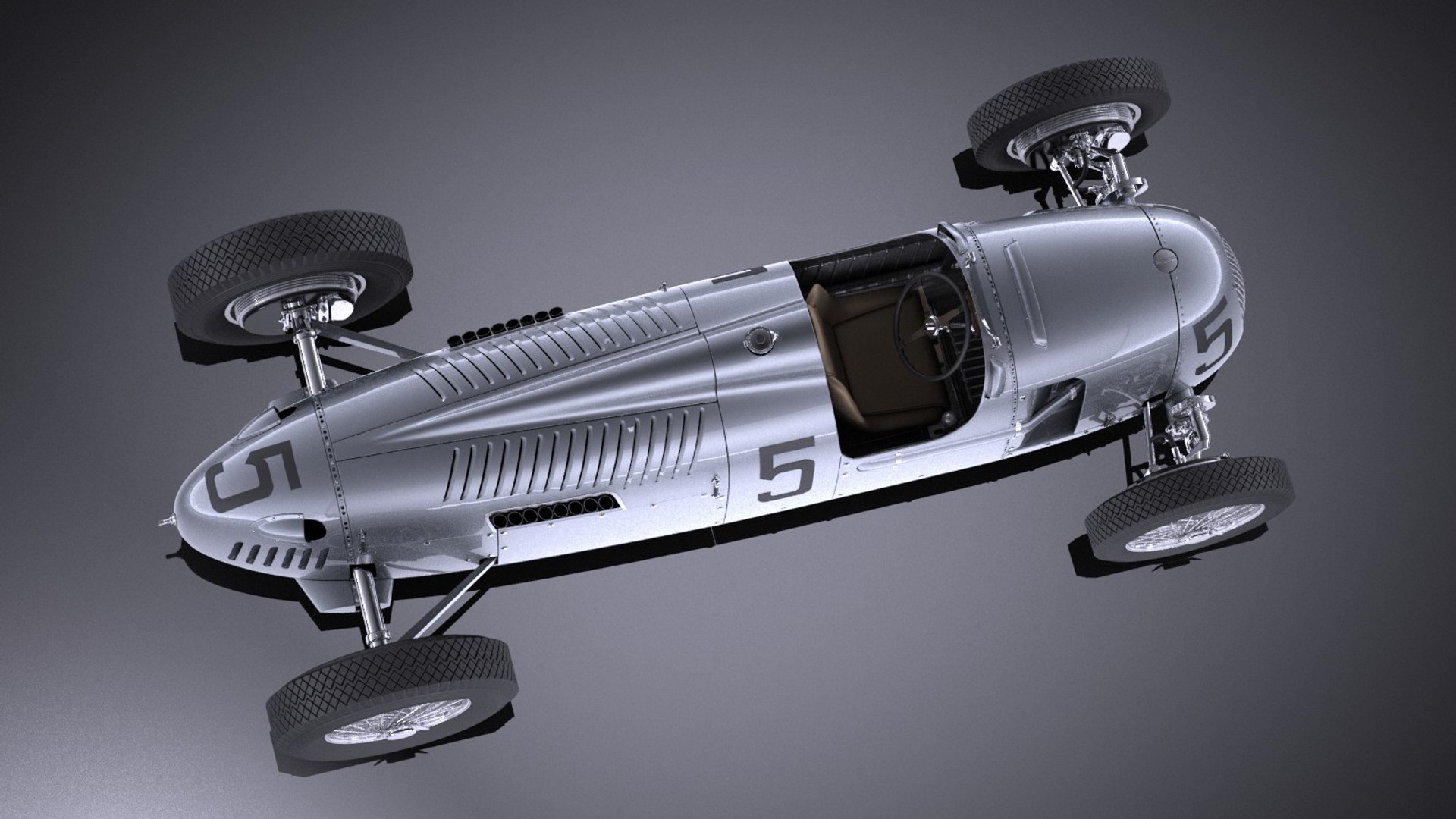 Auto Union Car 3d Obj