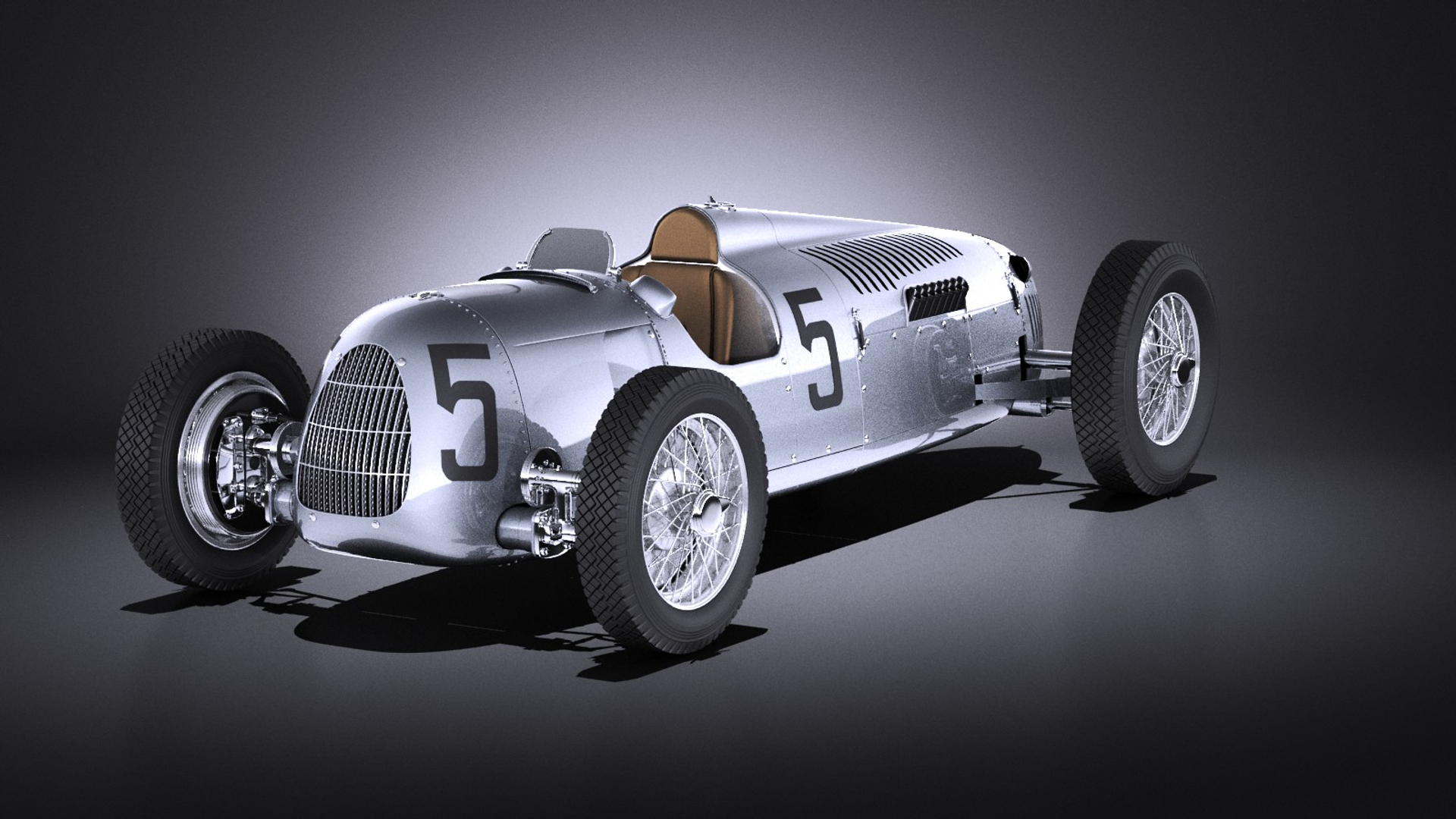 Auto Union Car 3d Obj