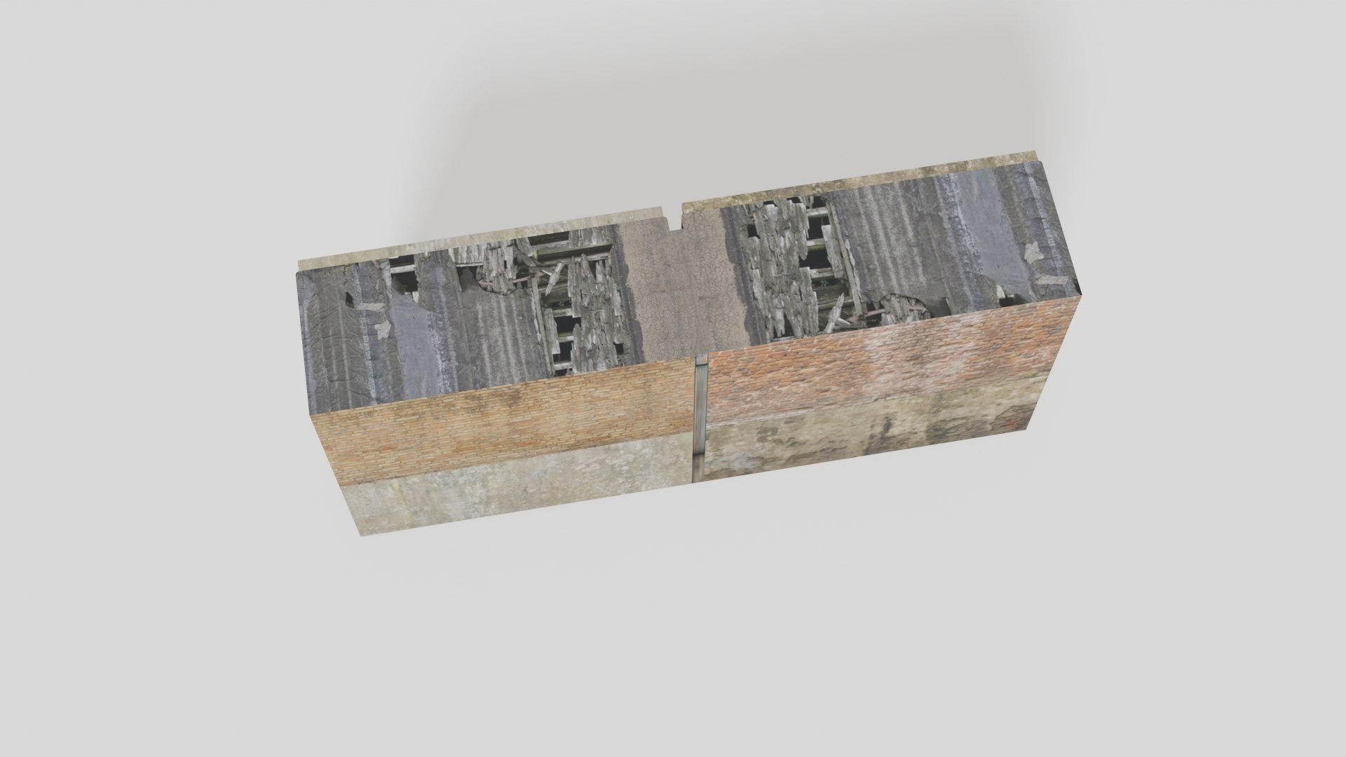 Destroyed WW 2 Facades 3D Model - TurboSquid 2123704