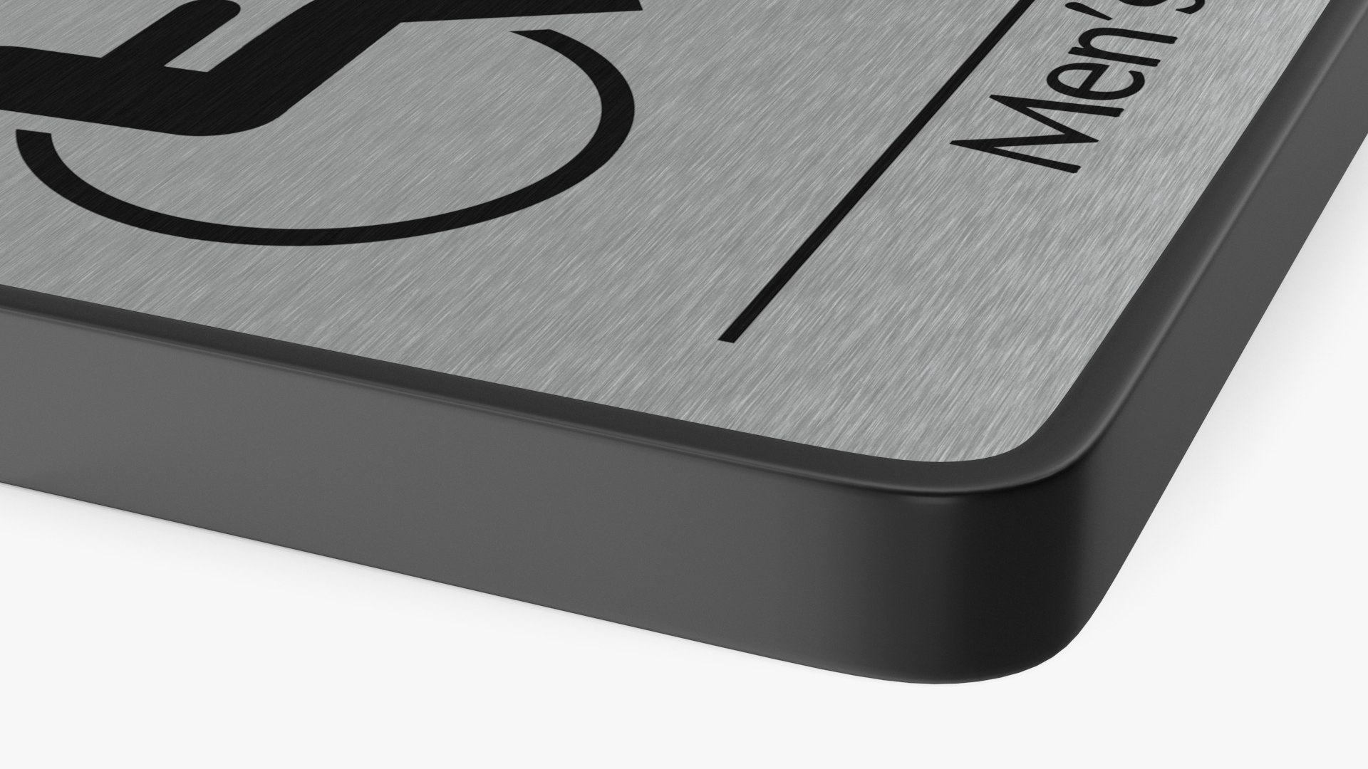 3D Male Accessible Toilet Compliance Sign Model - TurboSquid 2040442