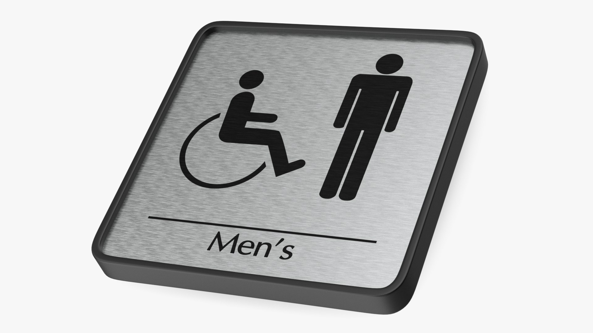 modelo 3d Male Accessible Toilet Compliance Sign - TurboSquid 2040442