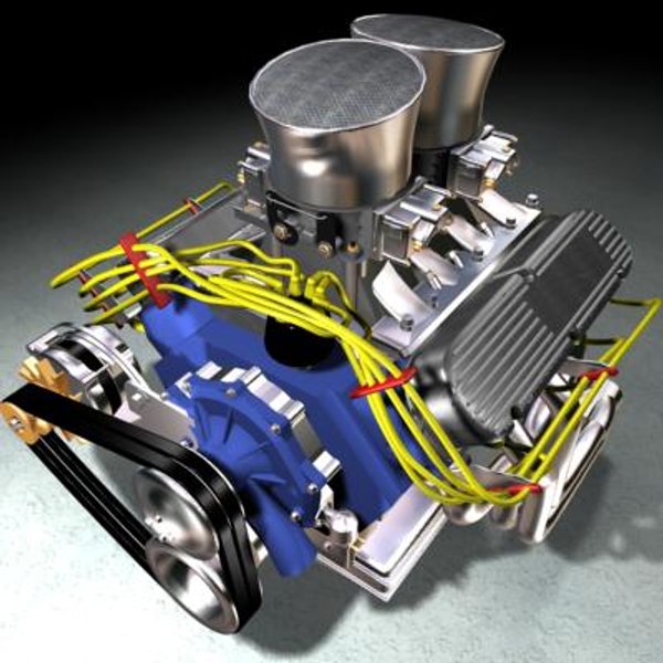 3d v8 engine fully fx