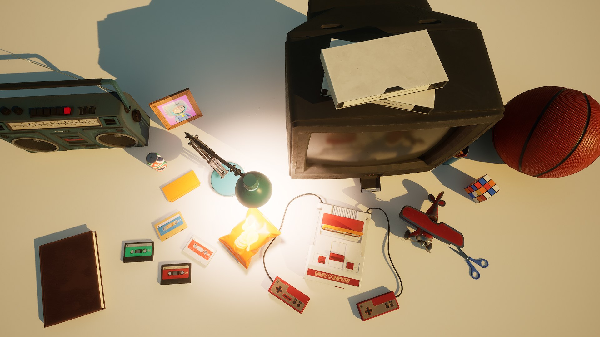 3D 80s Kid room props model - TurboSquid 2145956