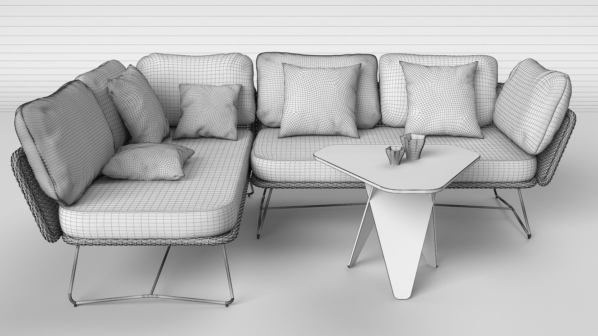 Patio furniture model - TurboSquid 1577325