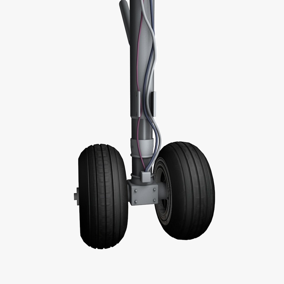 Landing Gear Airplane Wheels 3d Model