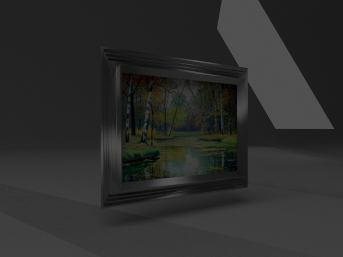 Frame photography aluminum 3D model - TurboSquid 1189366