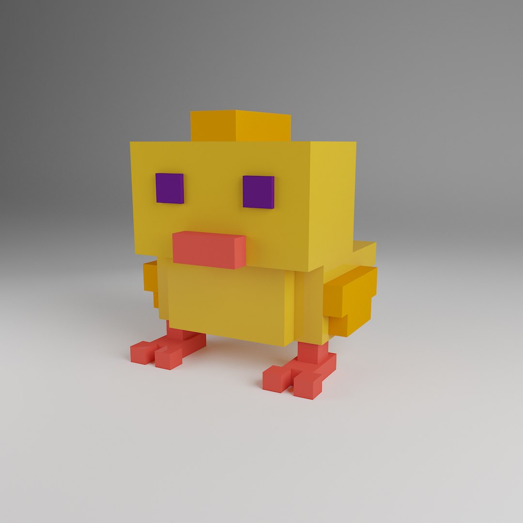LOW POLY CHICK Model - TurboSquid 1978993