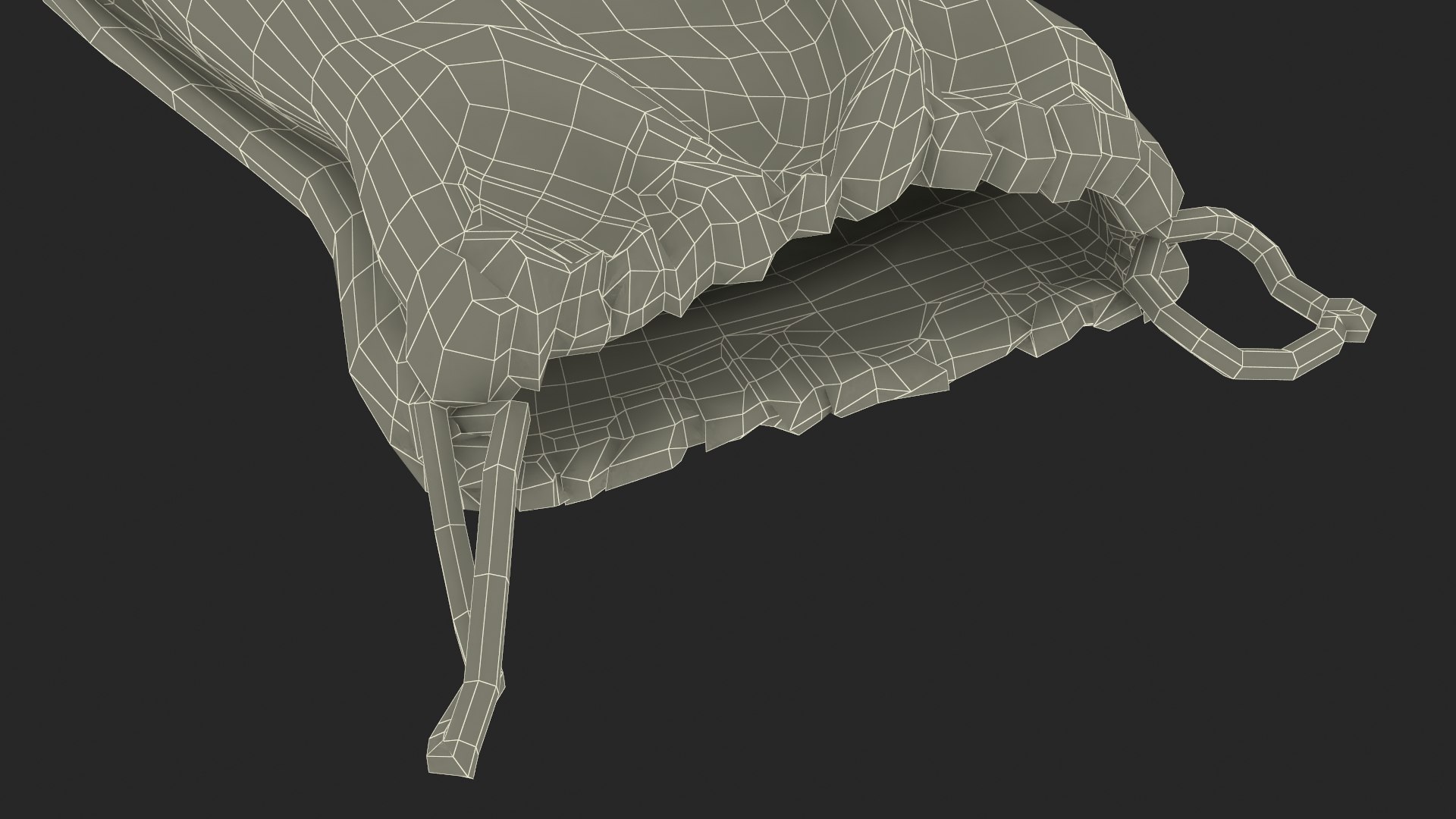 Red Cloth Pouch 3D Model - TurboSquid 2277632