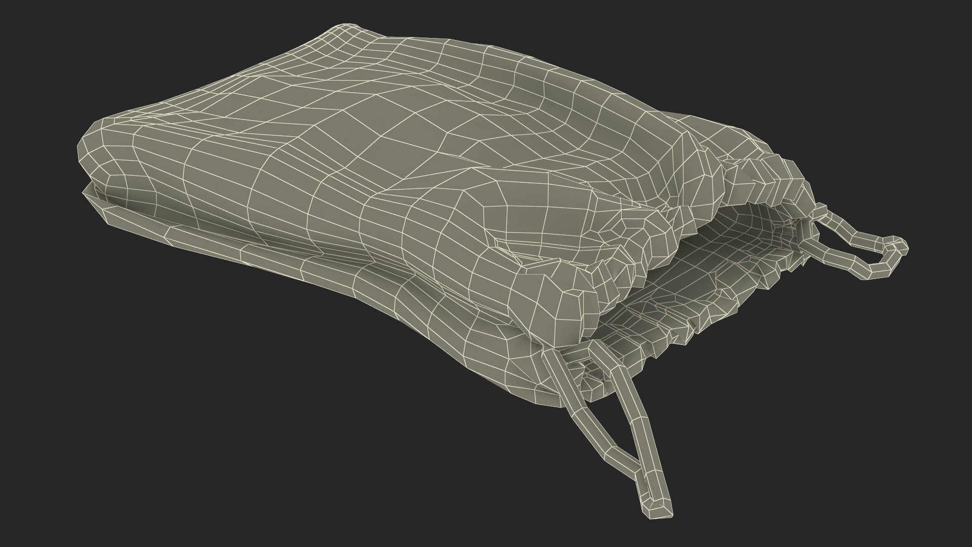 Red Cloth Pouch 3D Model - TurboSquid 2277632