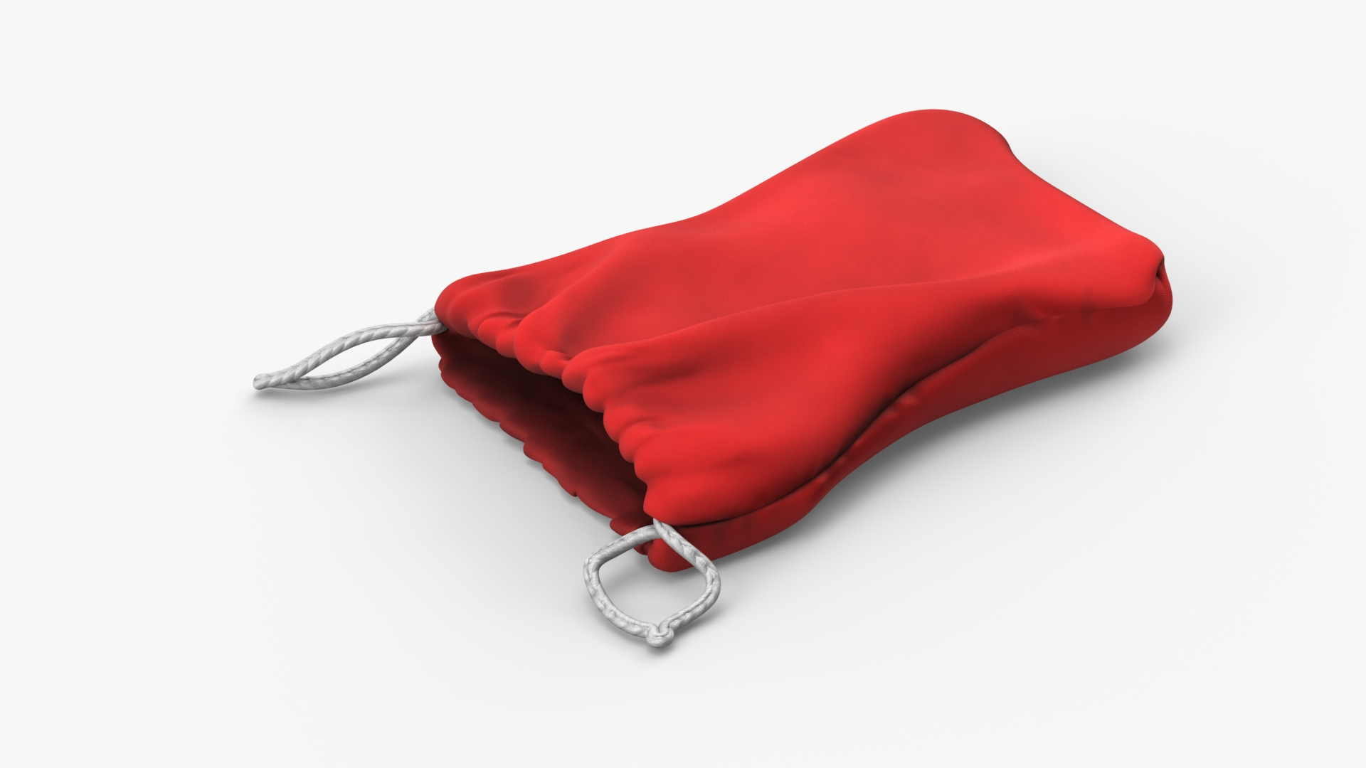 Red Cloth Pouch 3D Model - TurboSquid 2277632
