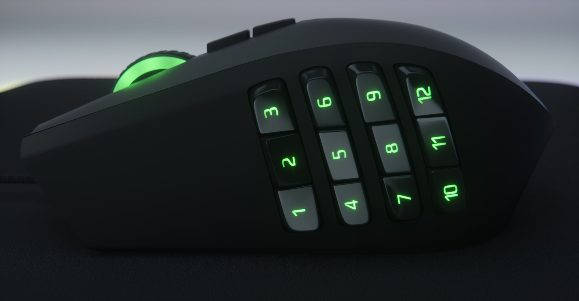 Naga Mouse 3D Model - TurboSquid 1360534