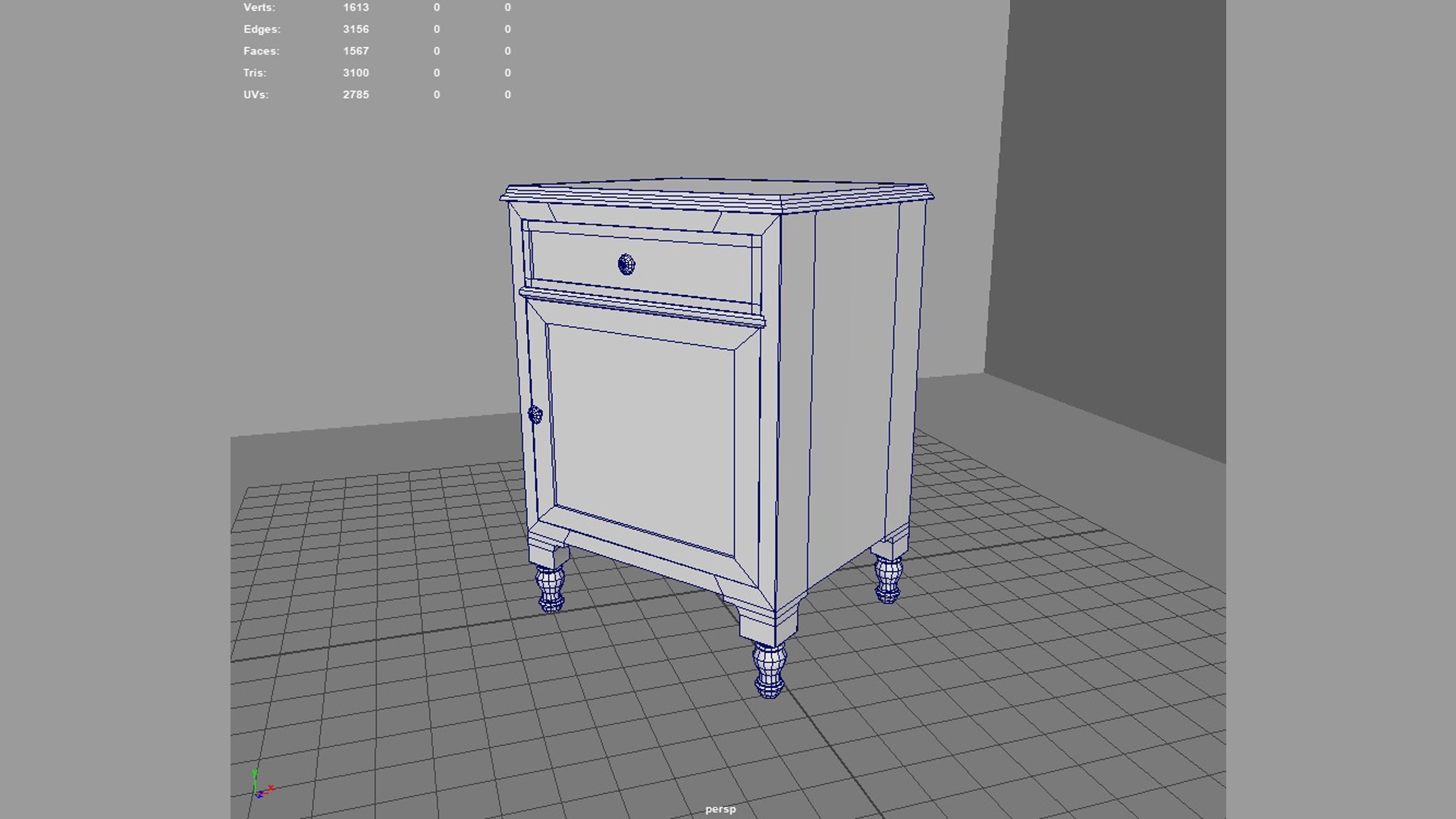 Old Vintage Furniture Pack 3D Model - TurboSquid 1700843