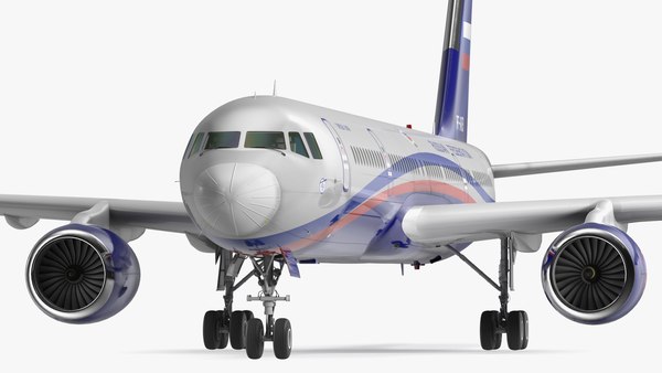 Tupolev Tu-214 Jet Airliner Rigged 3D model - TurboSquid 1951671