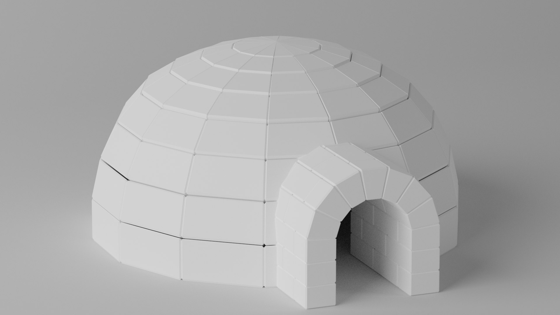 3D Cartoon Igloo Canada 2 Model - TurboSquid 1904620