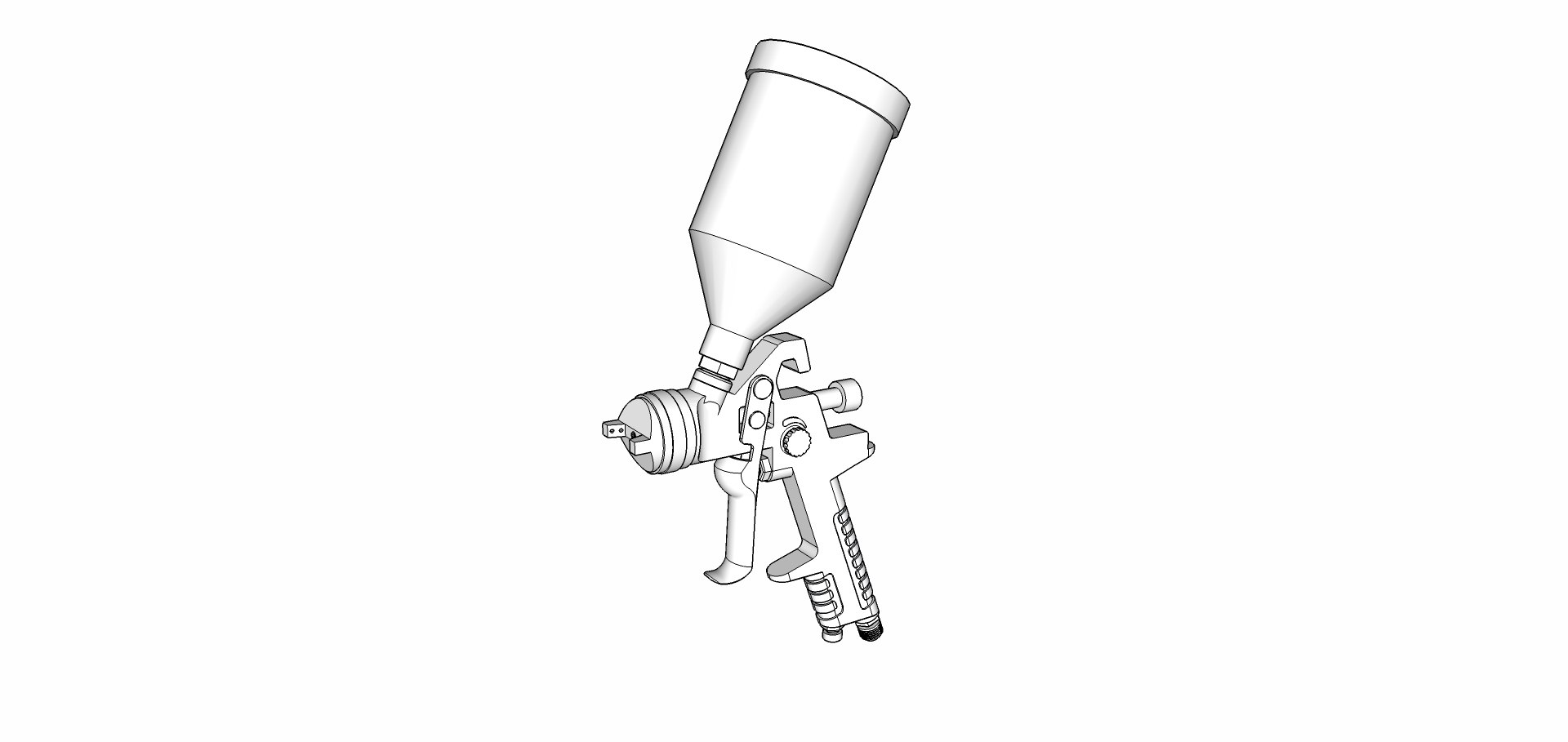 Hvlp Spray Gun 3D - TurboSquid 1291879